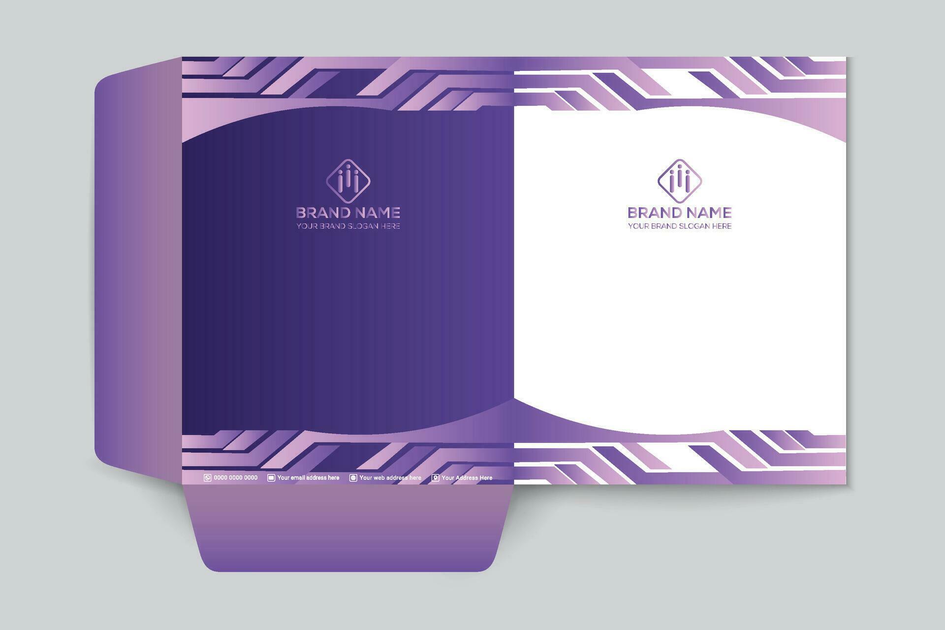 Gradient presentation folder template 26532417 Vector Art at Vecteezy