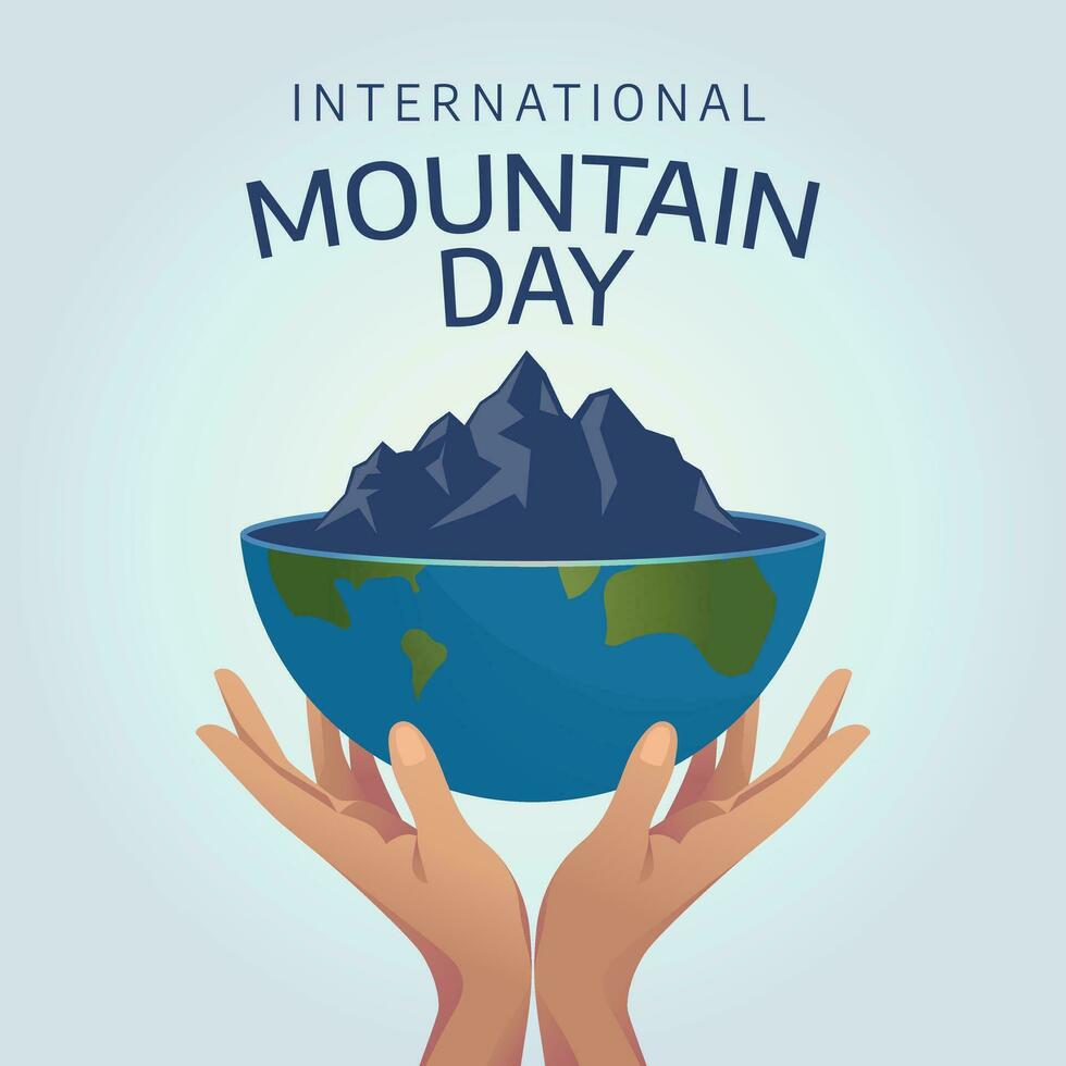 mountain day. world mountain day. international mountain day. flat ... mountain day. world mountain day. international mountain day. flat ...