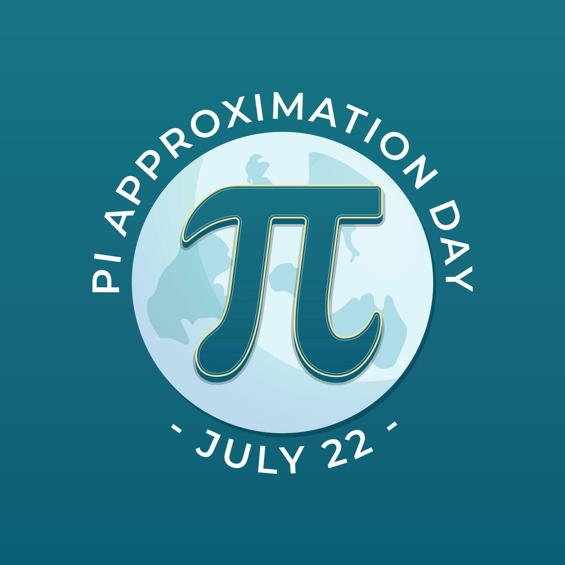 pi approximation day design template for greting. pi sign design. pi vector illustration. pi ...