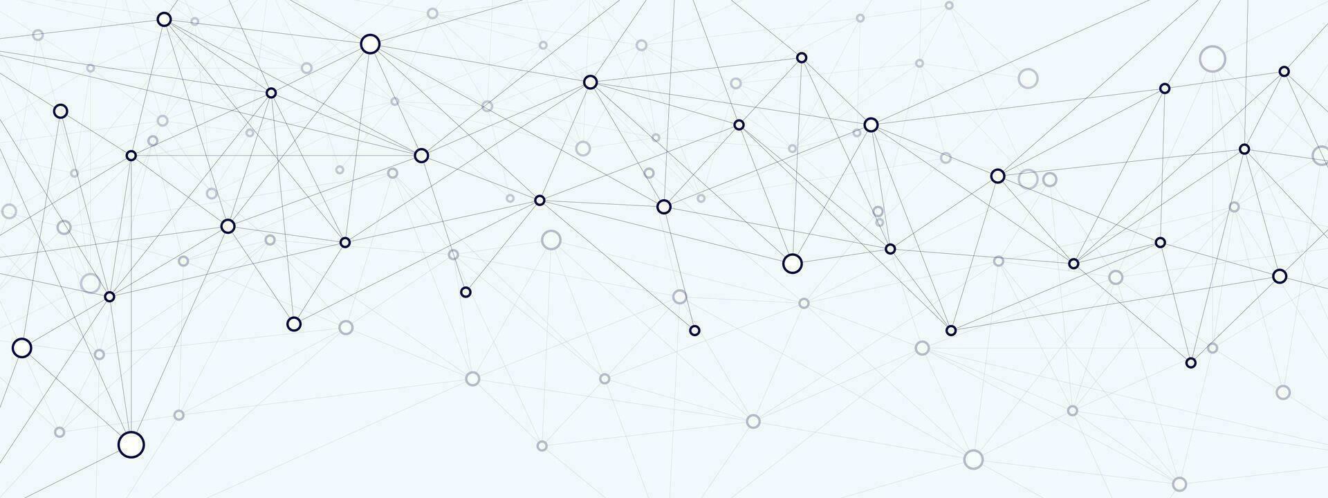 Connecting Lines And Dots Background Design Global Network Connection Big Data Visualization