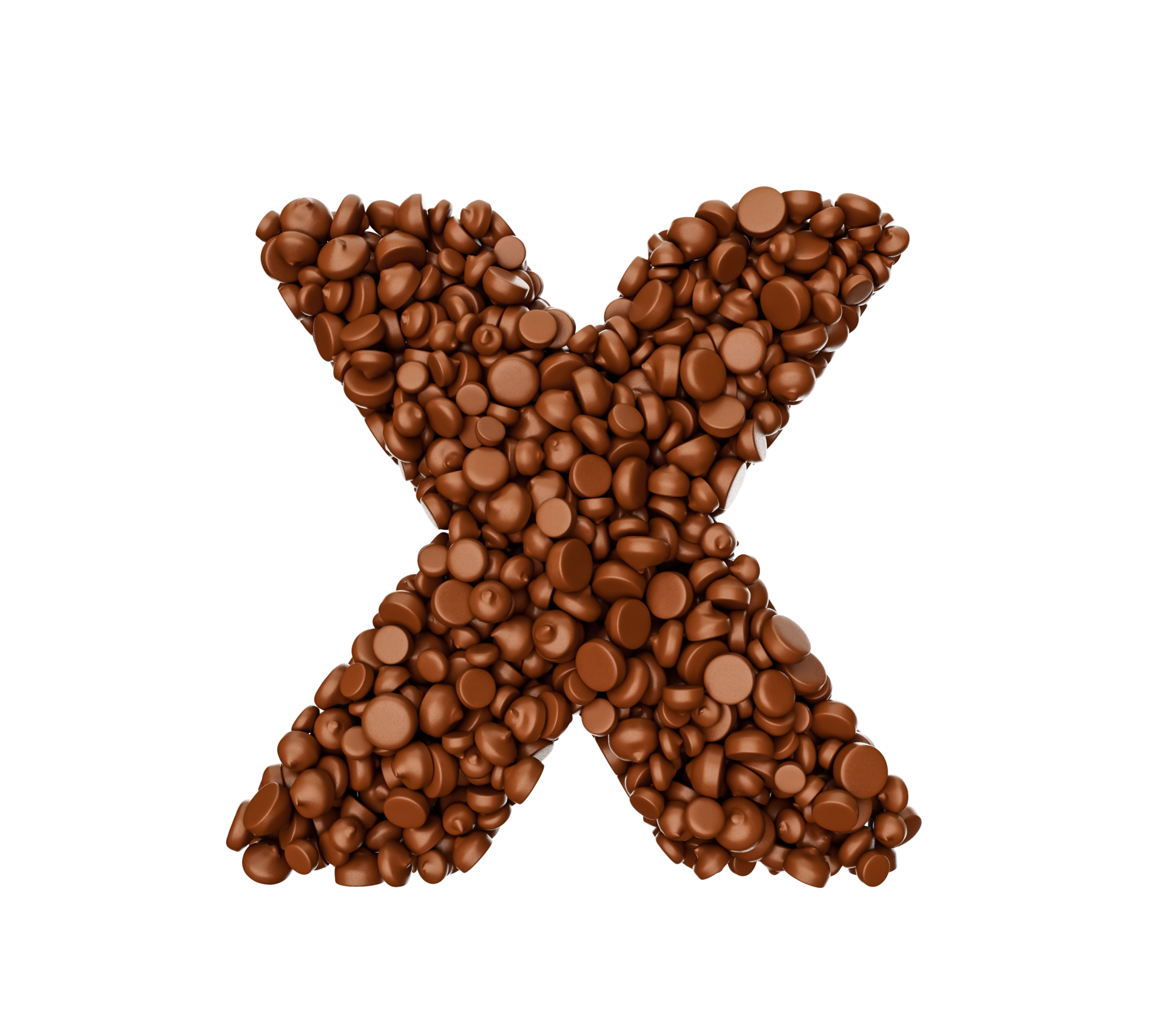 Alphabet X Made Of Chocolate Chips Chocolate Pieces Alphabet Letter X alphabet-x-made-of-chocolate-chips-chocolate-pieces-alphabet-letter-x