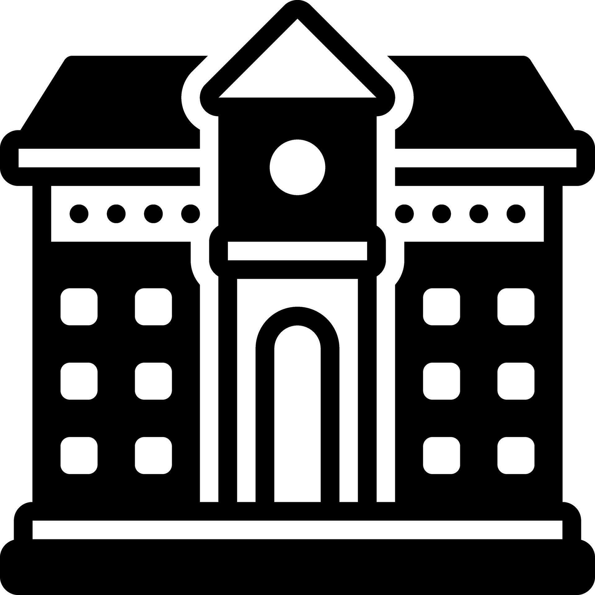 solid icon for school 26539777 Vector Art at Vecteezy