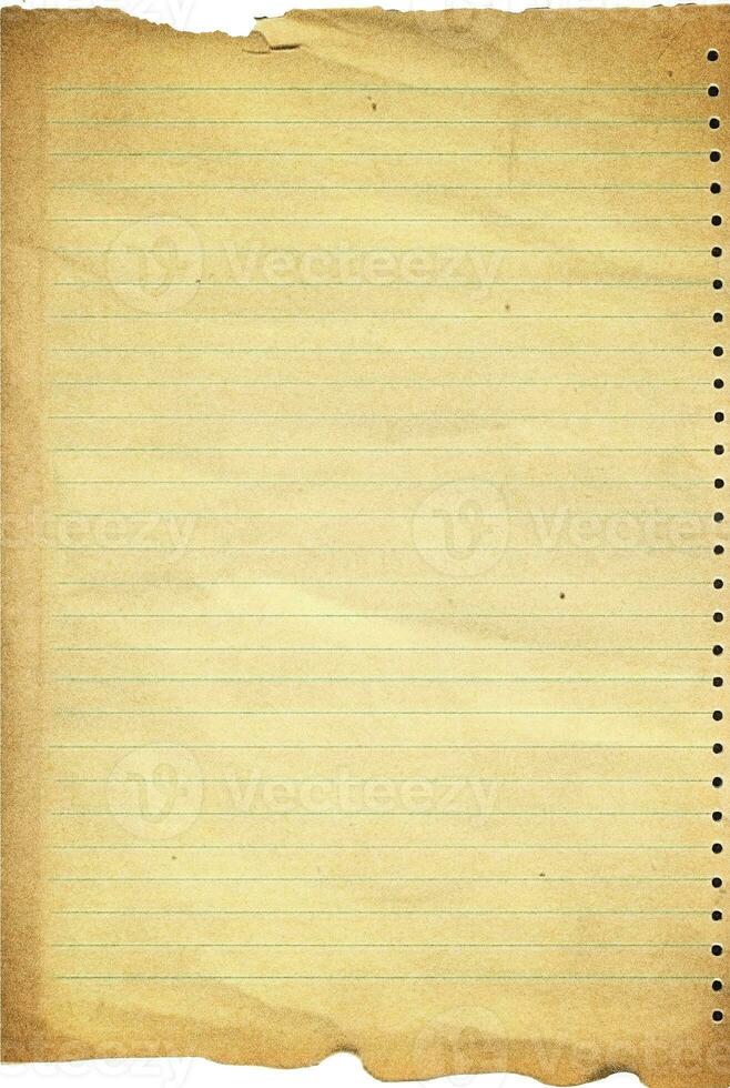 Vintage Notebook Paper