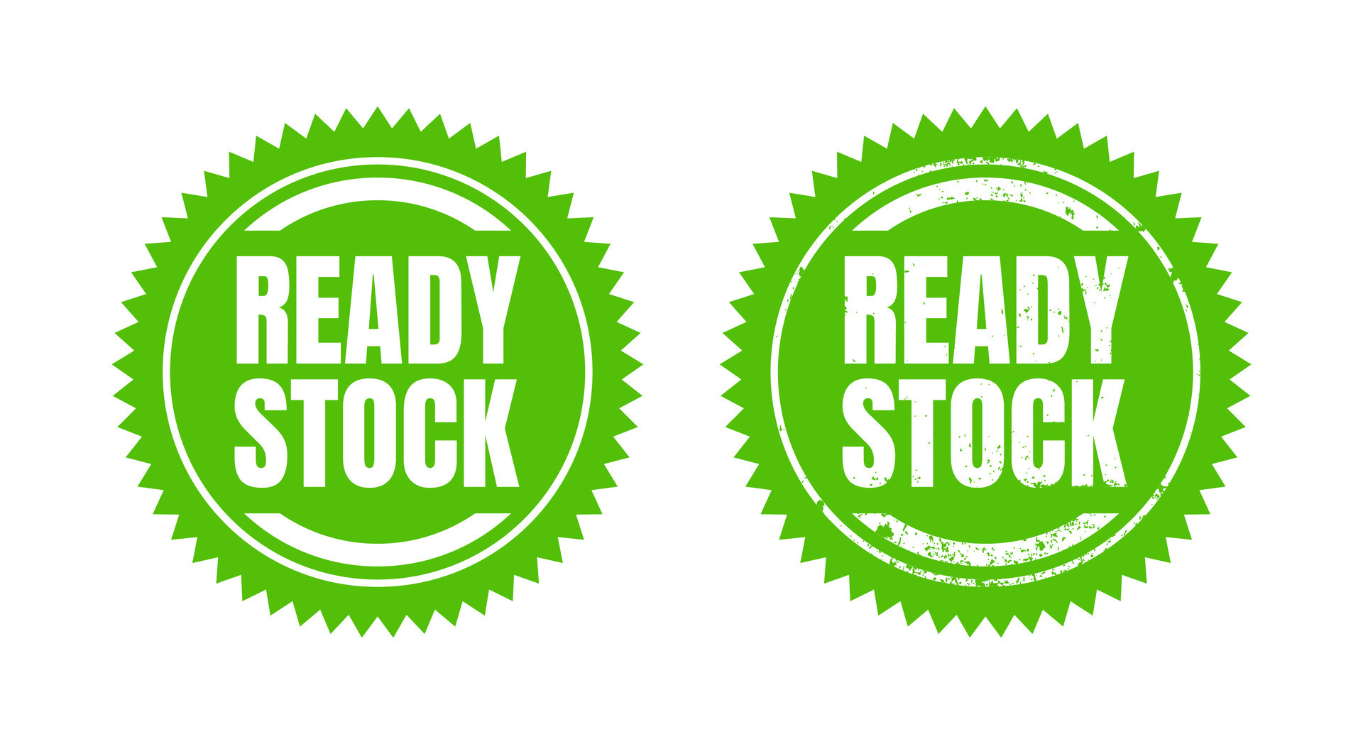 Ready stock vector circle sign on white background. Green color. Vector illustration 26543845 ...