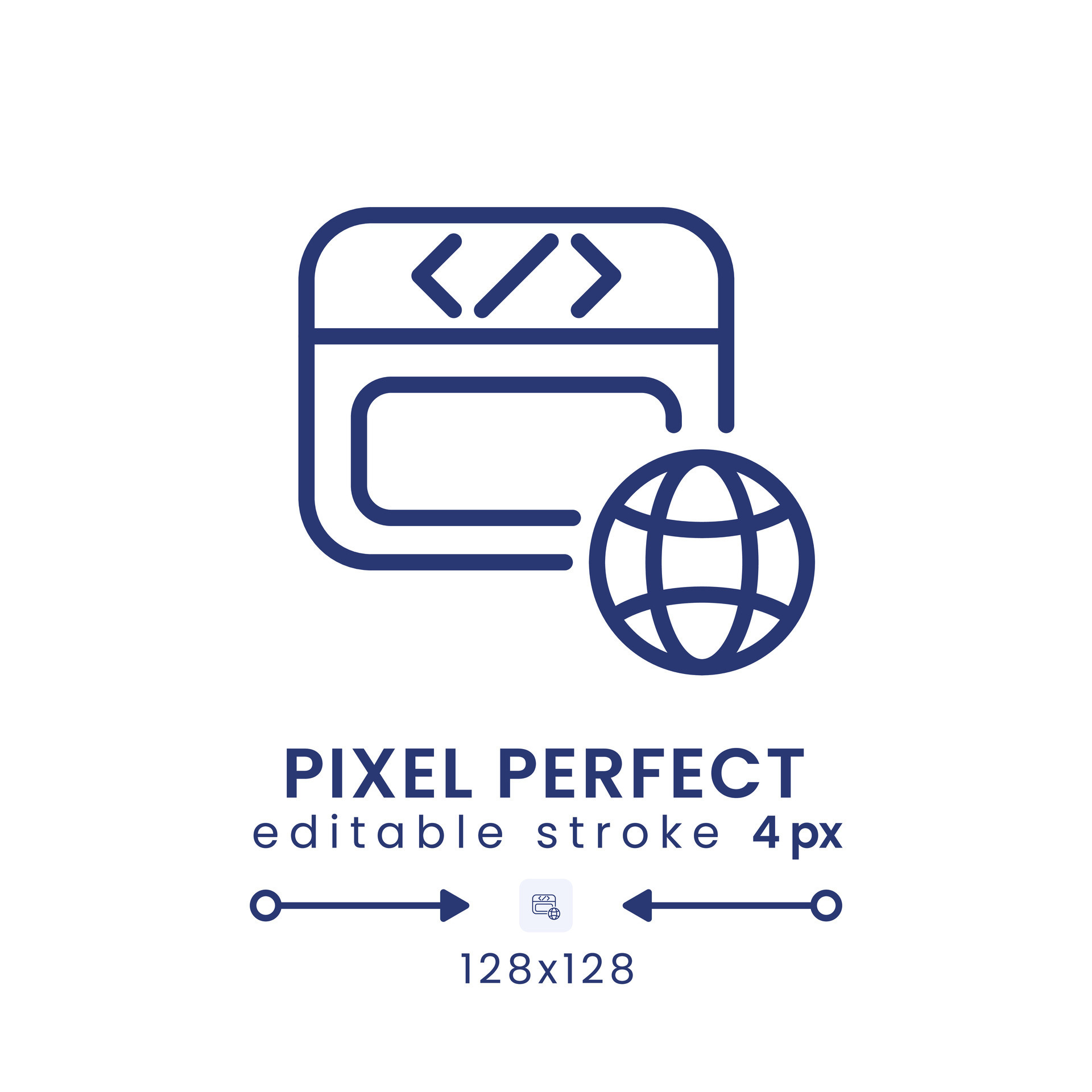 Website Host Linear Desktop Icon Domain Registration Protected Server Network Pixel Perfect