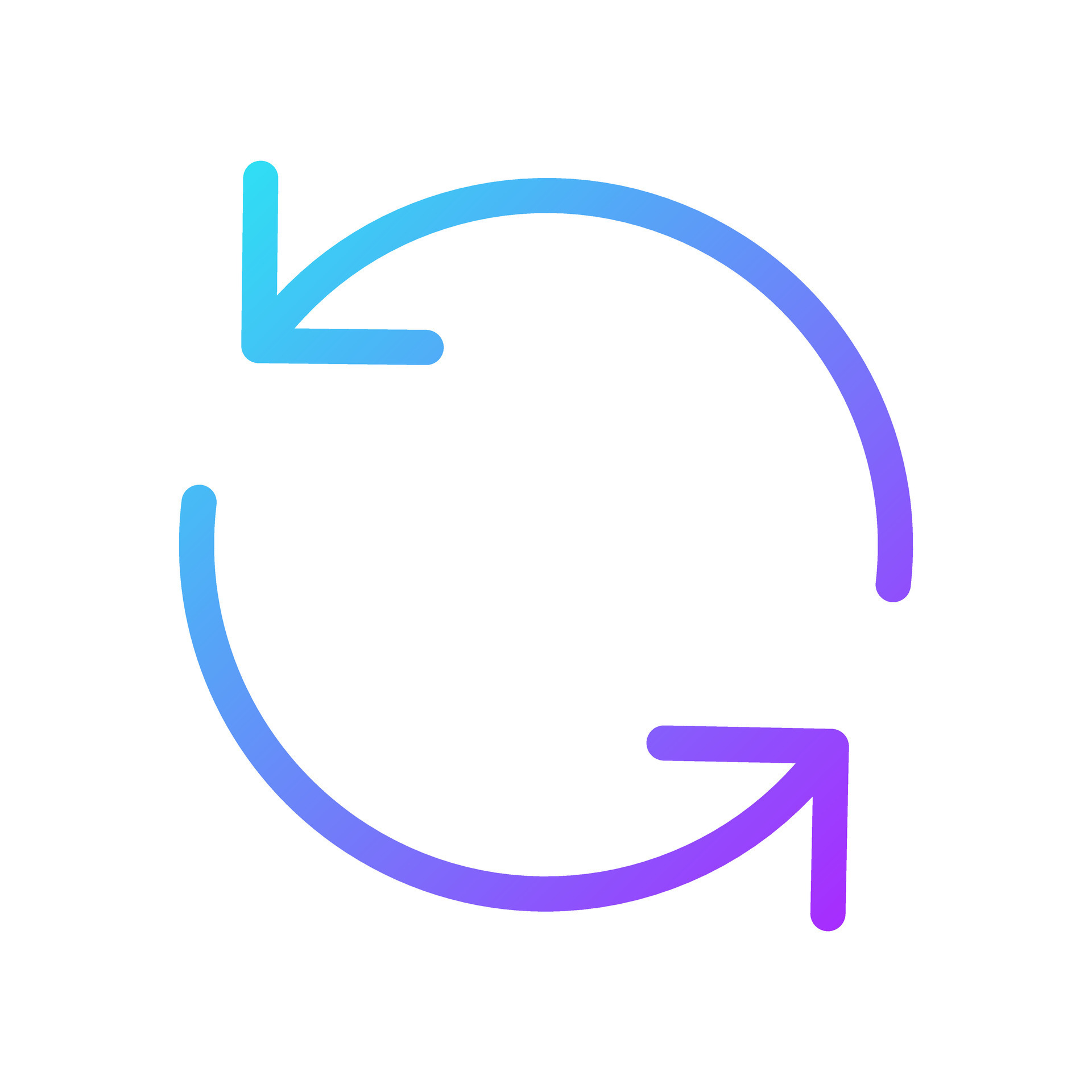 Reload Pixel Perfect Gradient Linear Ui Icon Translation In Process