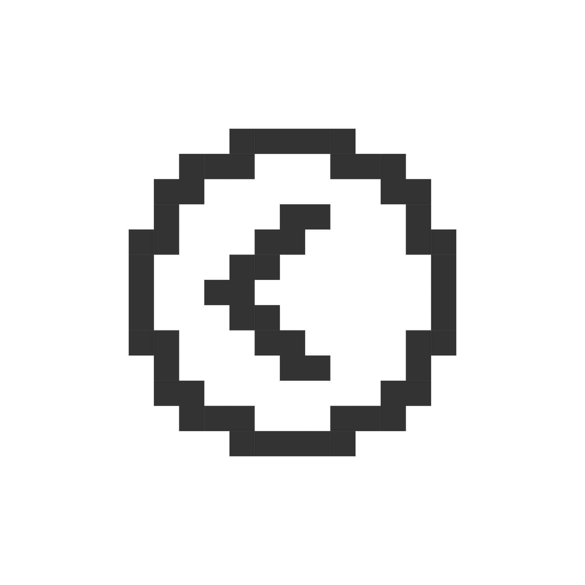 Arrow Left Button Pixelated Ui Icon Move Back Toolbar Control Previous Track Menu Editable