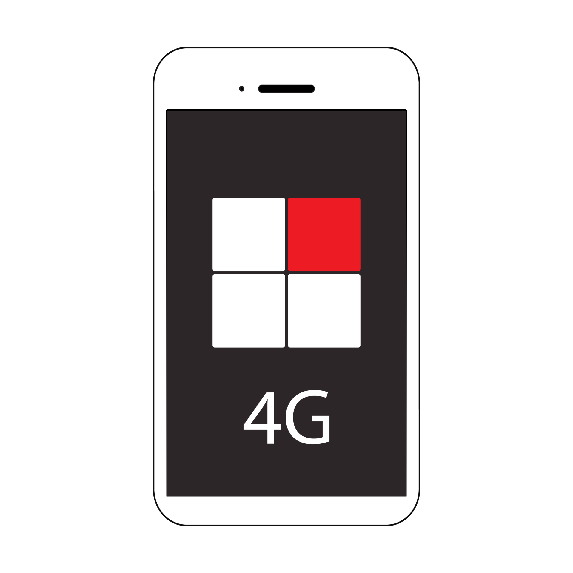 The Concept Of Wireless Communication Phone With Text 4g 4g High Speed Communication