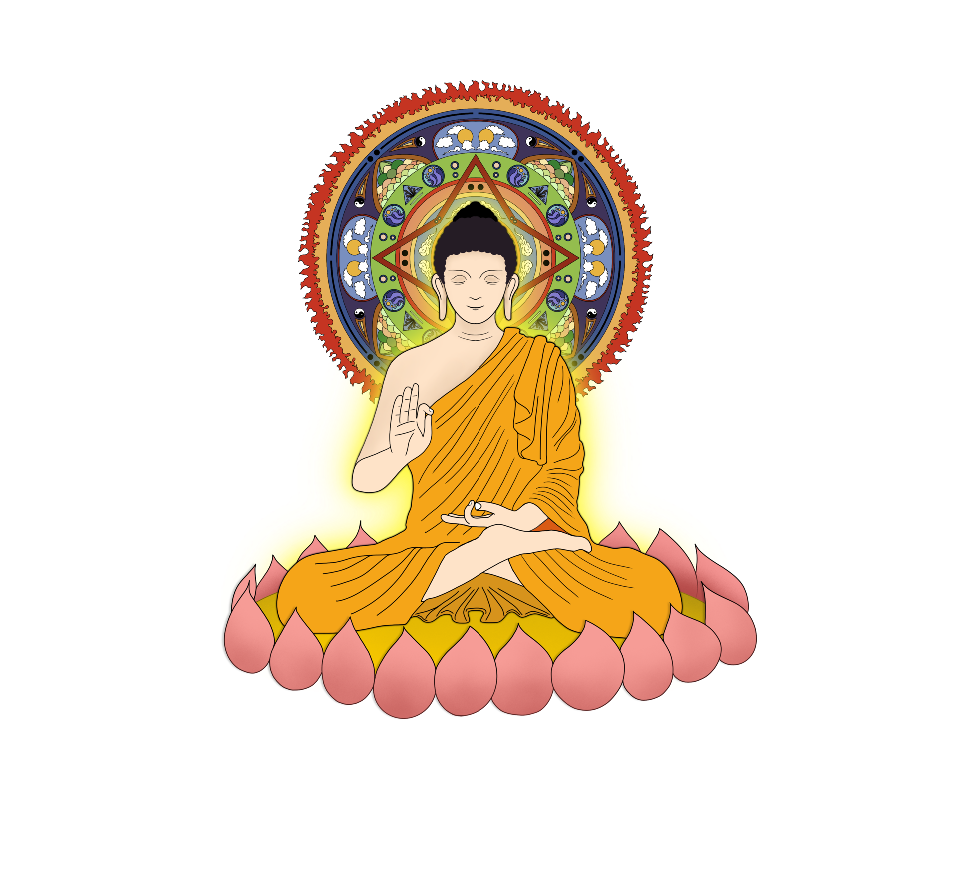 Buddha meditating, monk meditating, Buddhist monk giving a feeling of ... Buddha meditating, monk meditating, Buddhist monk giving a feeling of ...