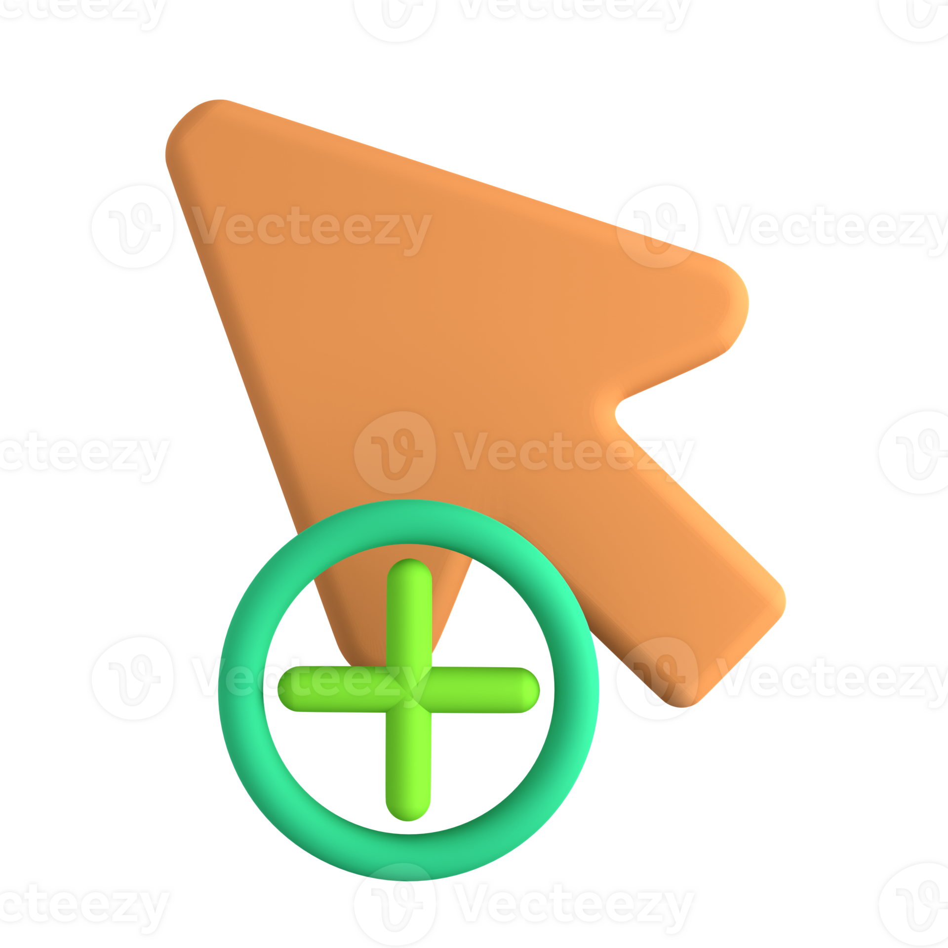 Add Cursor selection 3D icon 26553323 PNG