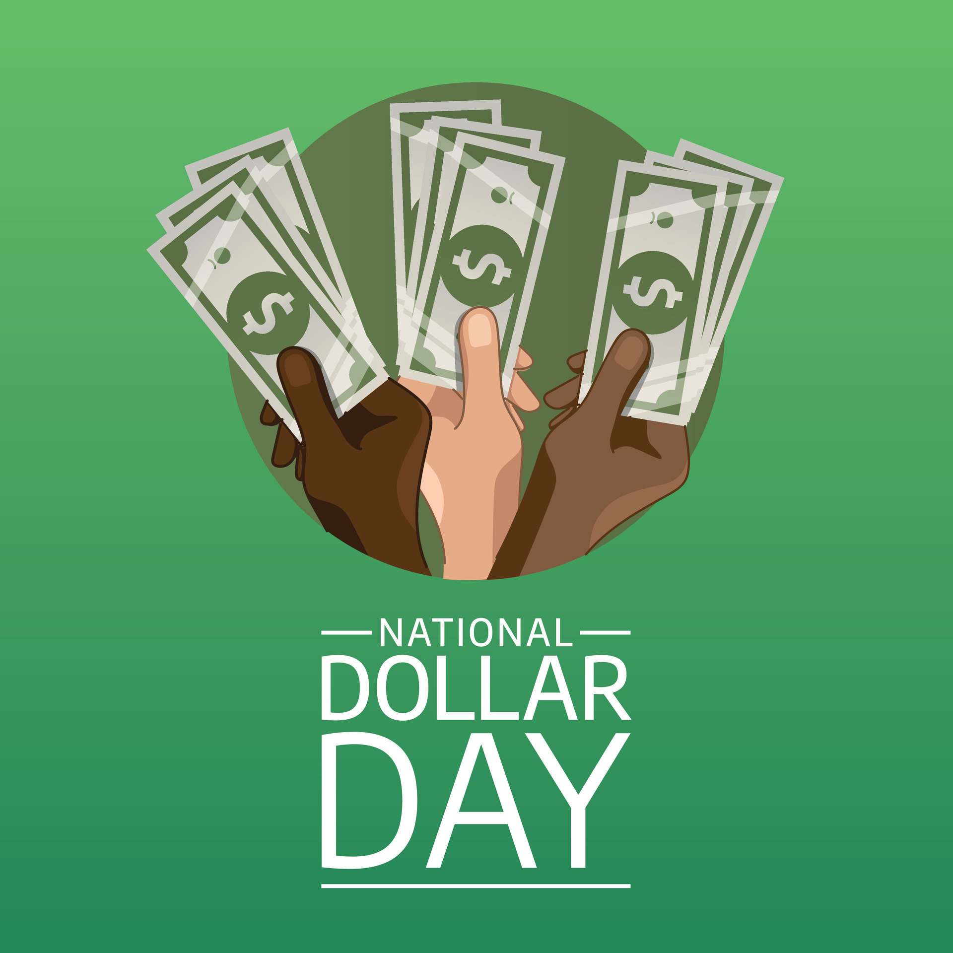 vector graphic of National Dollar Day good for National Dollar Day ... vector graphic of National Dollar Day good for National Dollar Day ...