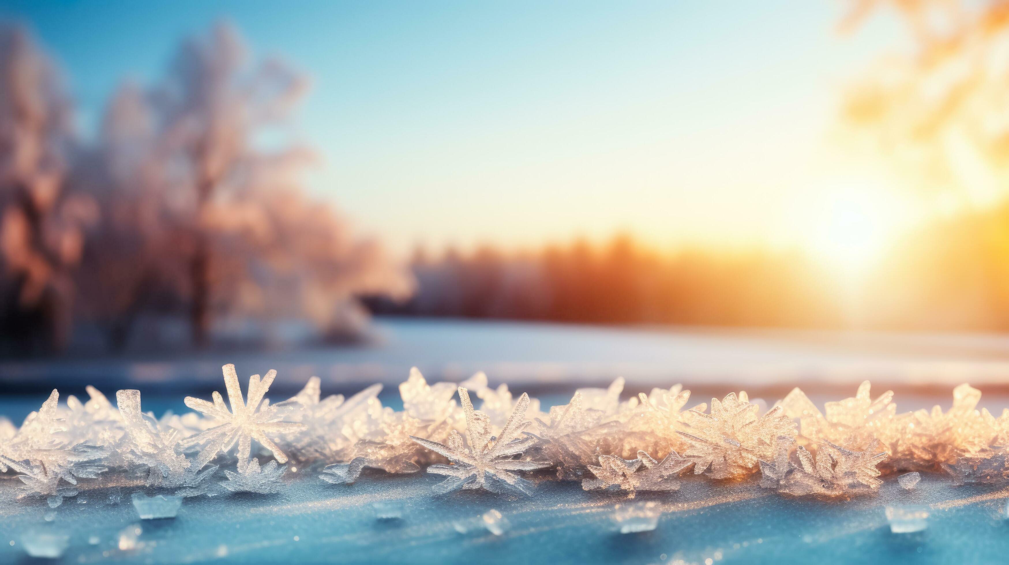 Frosty morning sunrise background with empty space for text 26554633 Stock Photo at Vecteezy