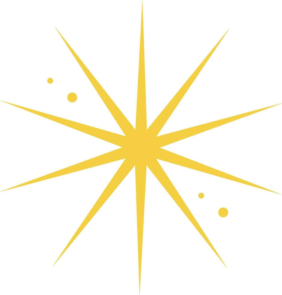 Yellow Sparkle Star 26558082 Vector Art at Vecteezy