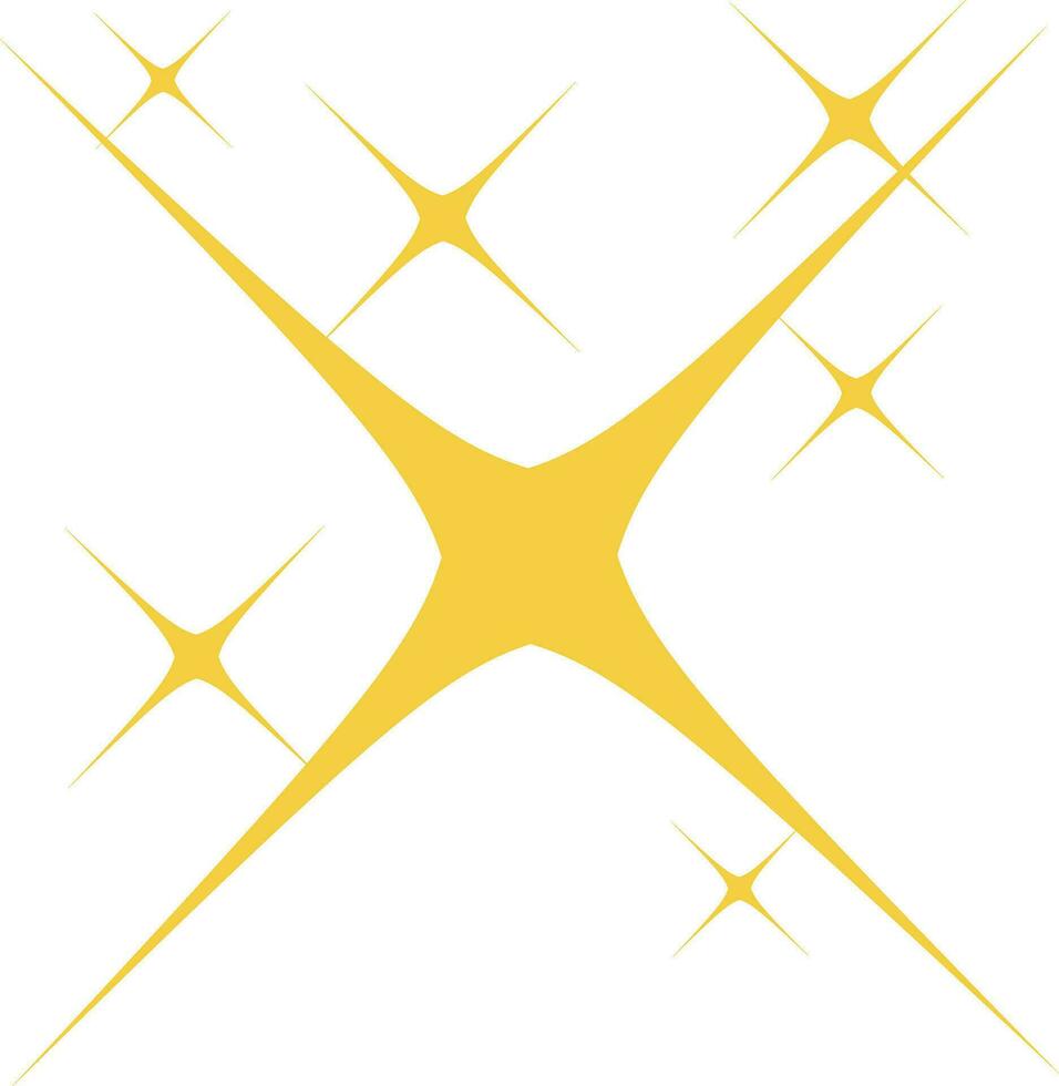 Yellow Sparkle Star 26558104 Vector Art at Vecteezy