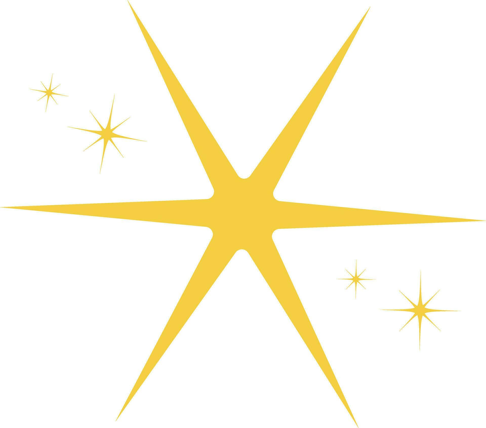 Yellow Sparkle Star 26558159 Vector Art at Vecteezy
