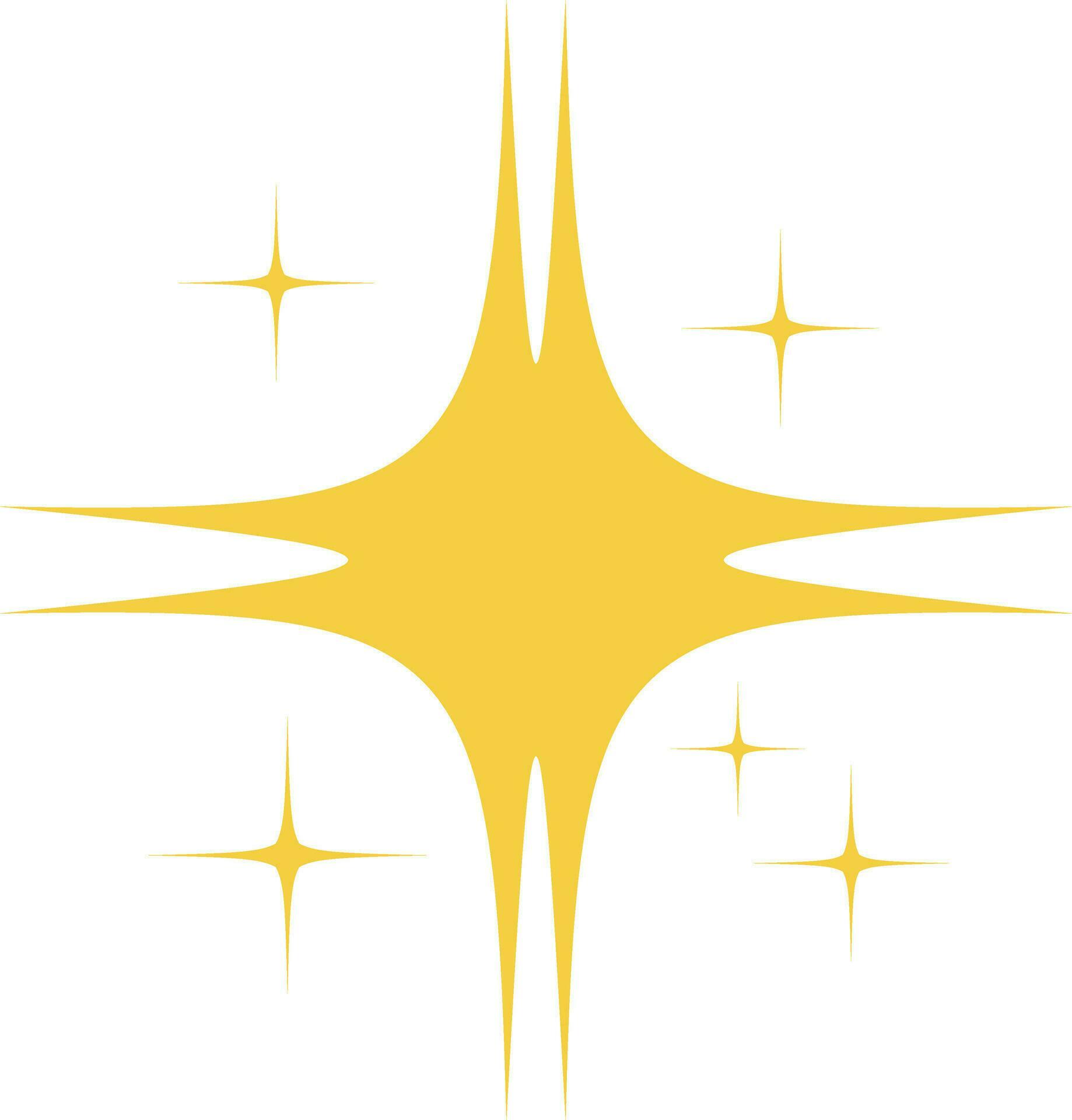 Yellow Sparkle Star 26558168 Vector Art at Vecteezy
