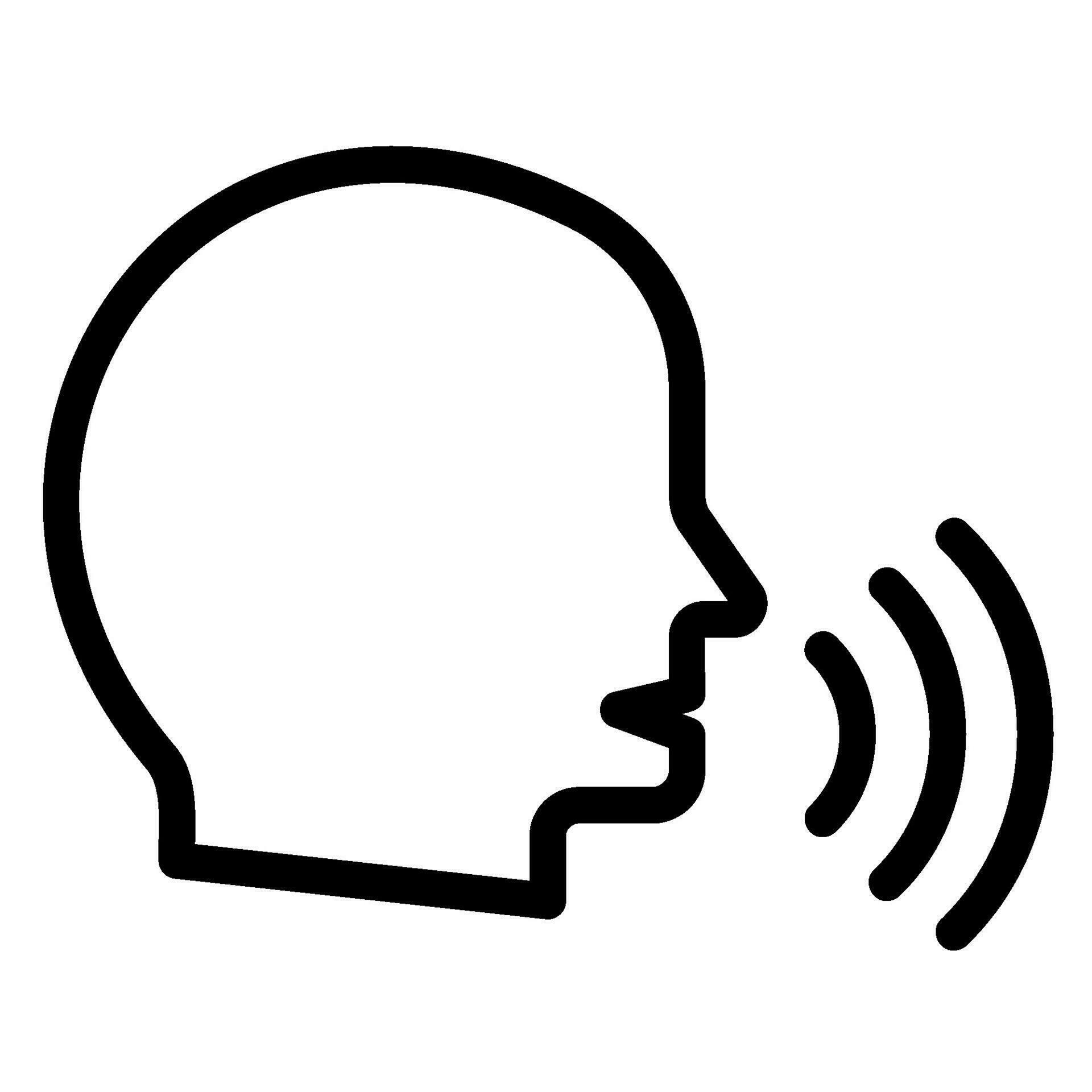 speech therapy line icon 26560938 Vector Art at Vecteezy