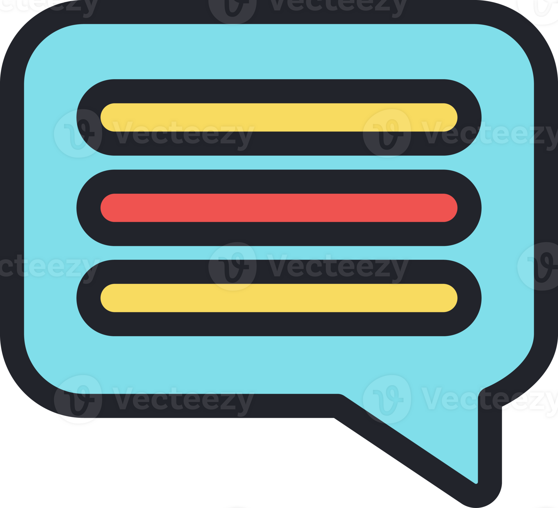 Message flat icon. 26561115 PNG