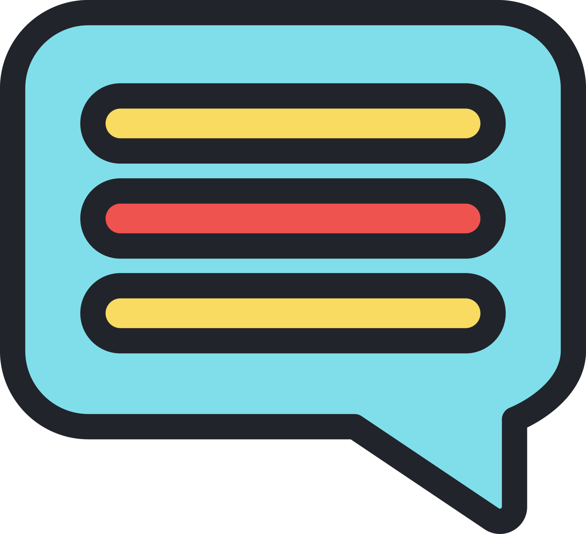 Message flat icon. 26561115 PNG