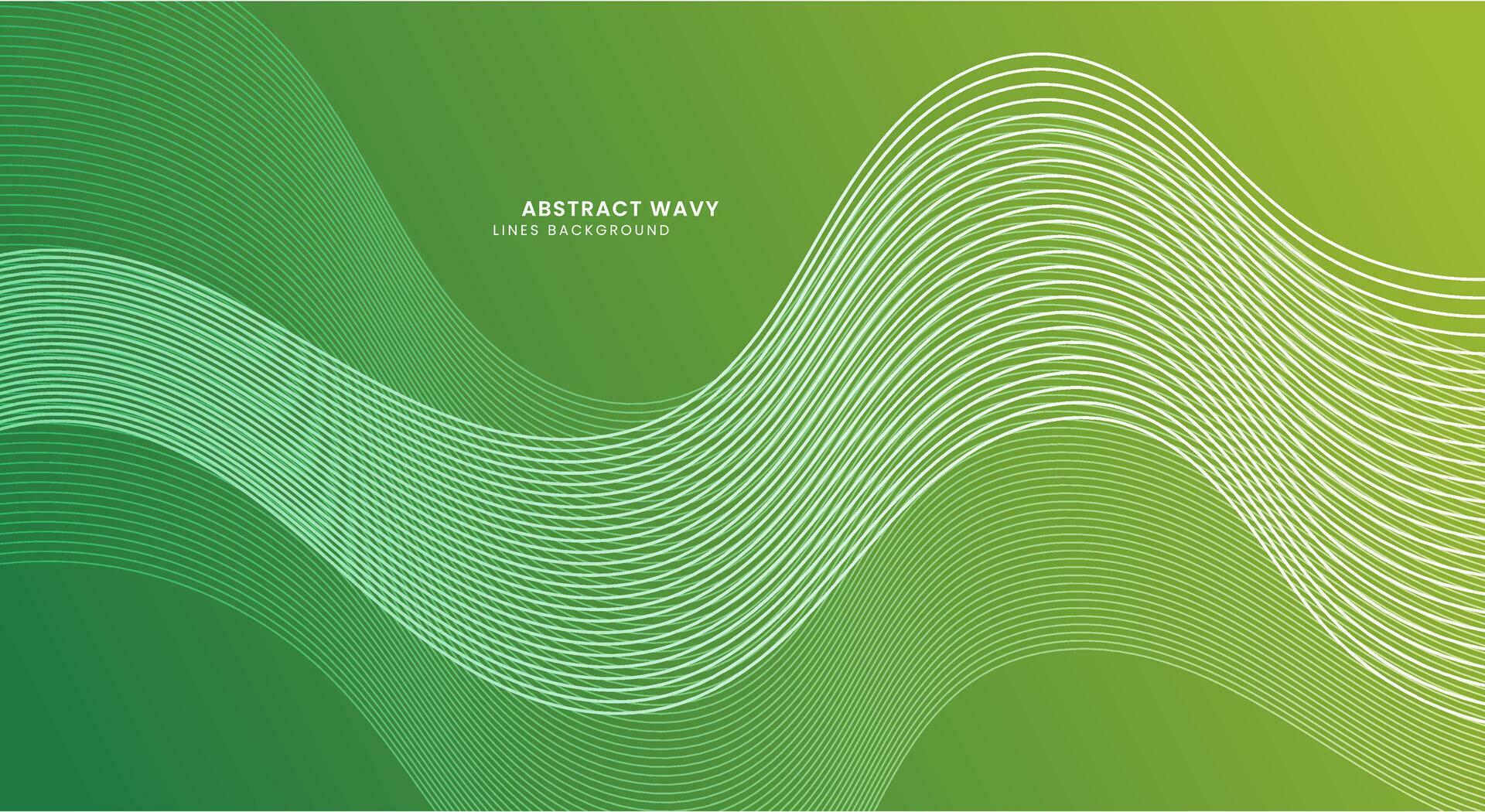 Abstract green wavy lines background 26563300 Vector Art at Vecteezy