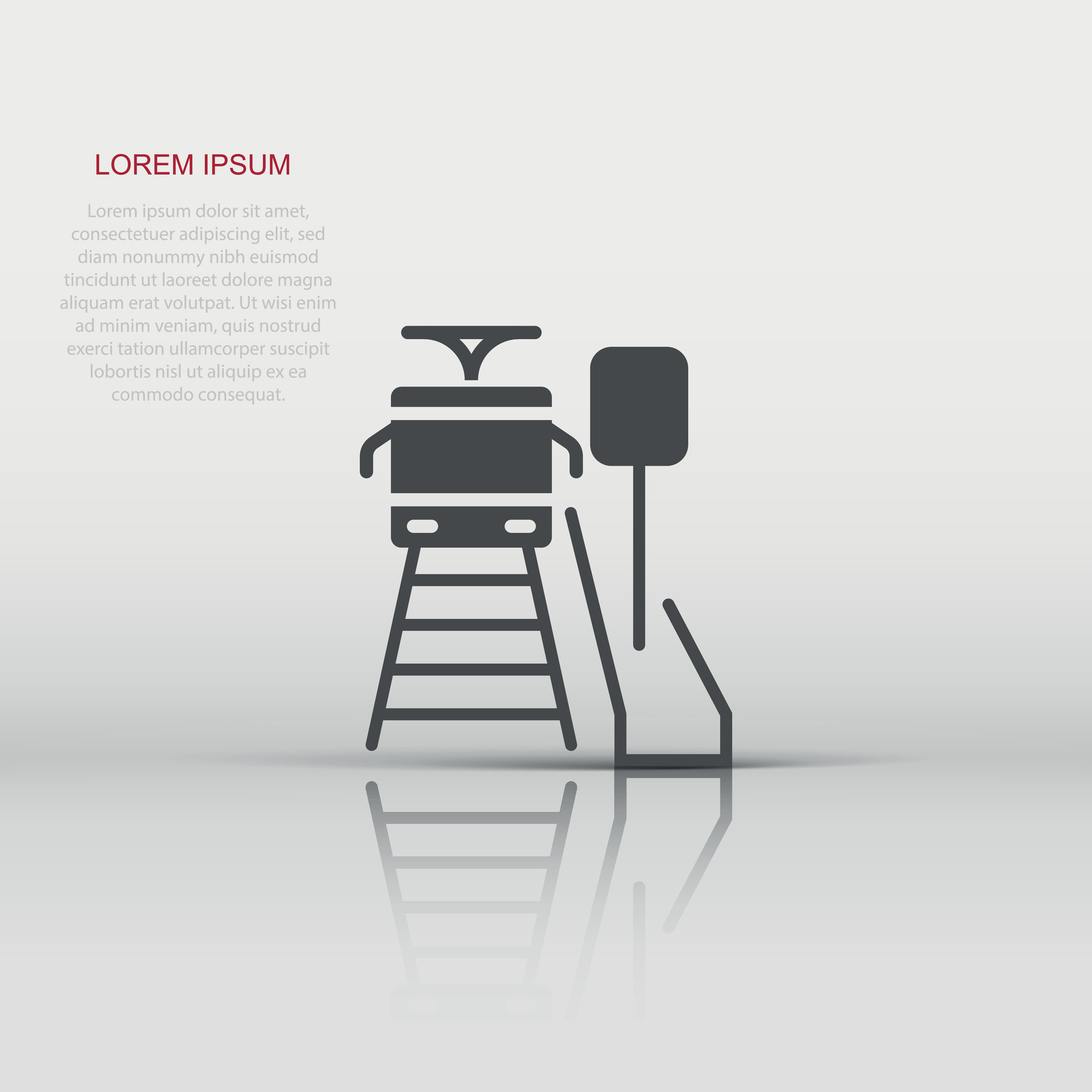 Metro station icon in flat style. Train subway vector illustration on white isolated background ...