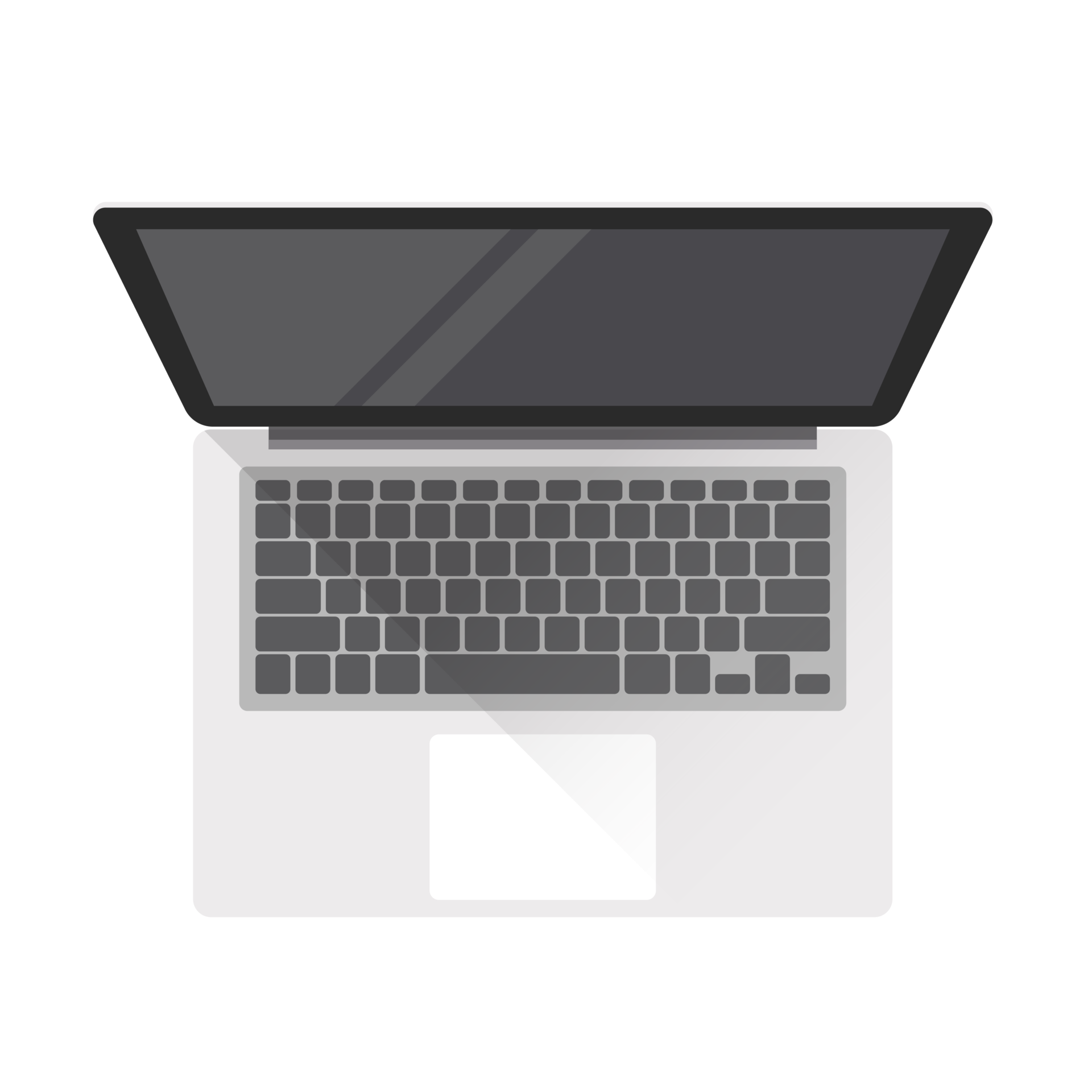 Laptop icon top view 26565269 PNG