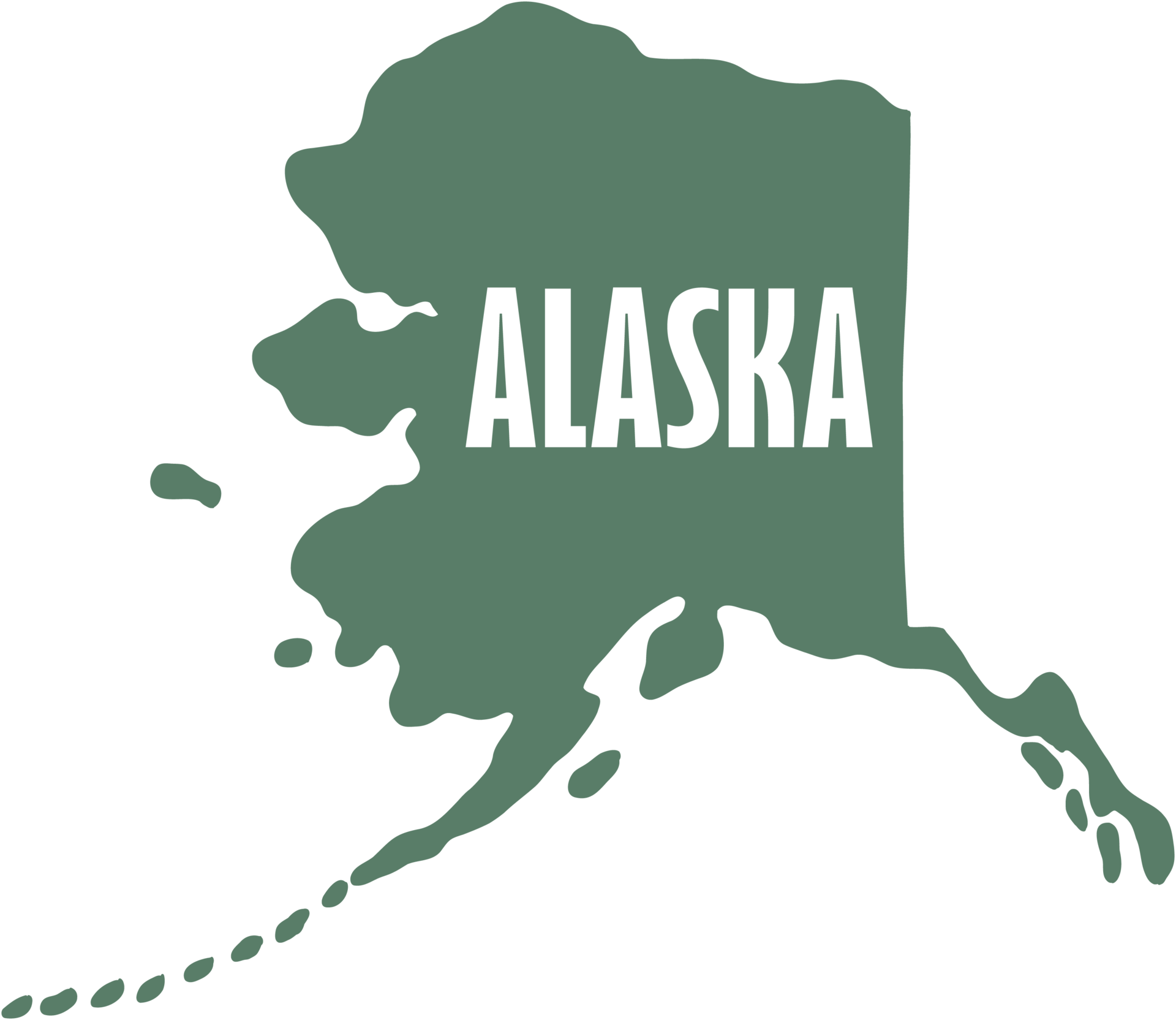 outline drawing of alaska state map. 26573702 PNG