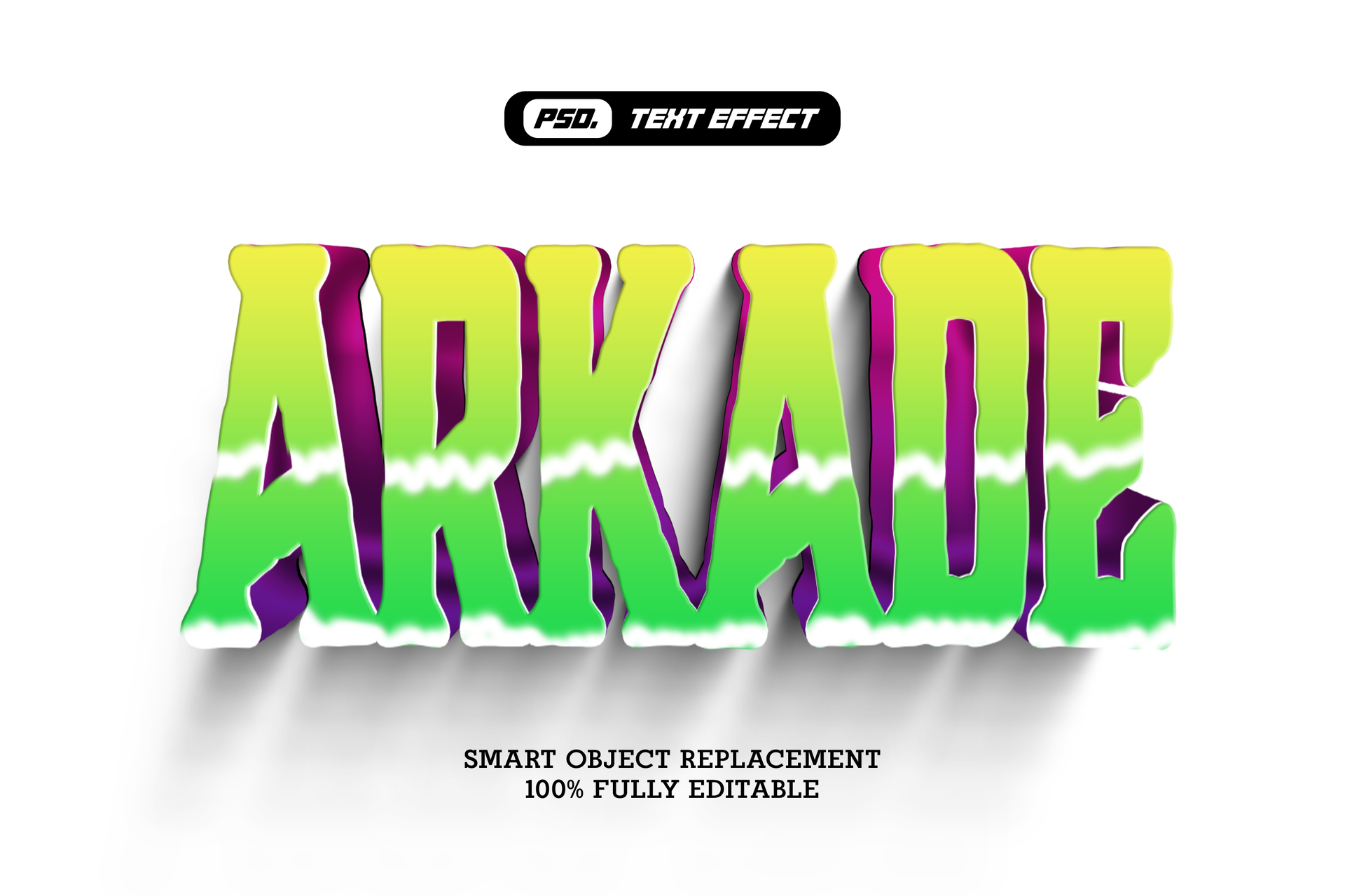 3d text effects template 26574851 PSD