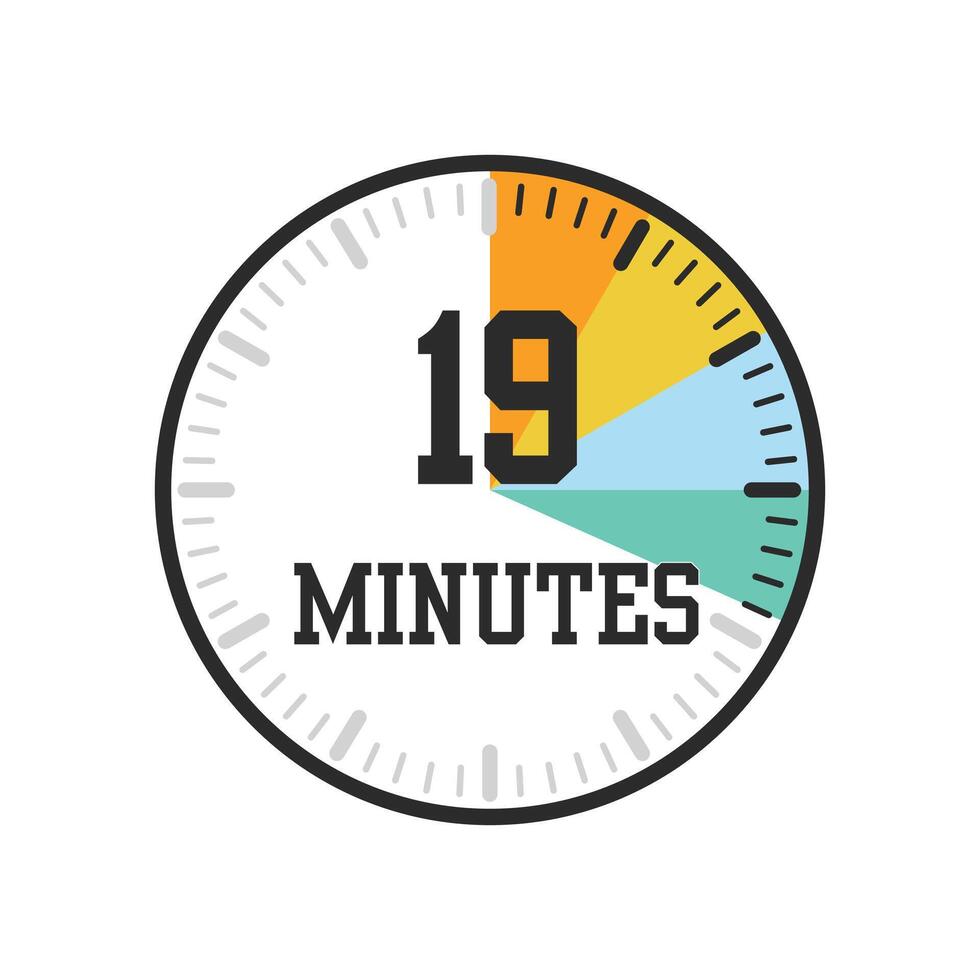 19 minutes, timer, clock icon design 26580721 Vector Art at Vecteezy 19 minutes, timer, clock icon design 26580721 Vector Art at Vecteezy