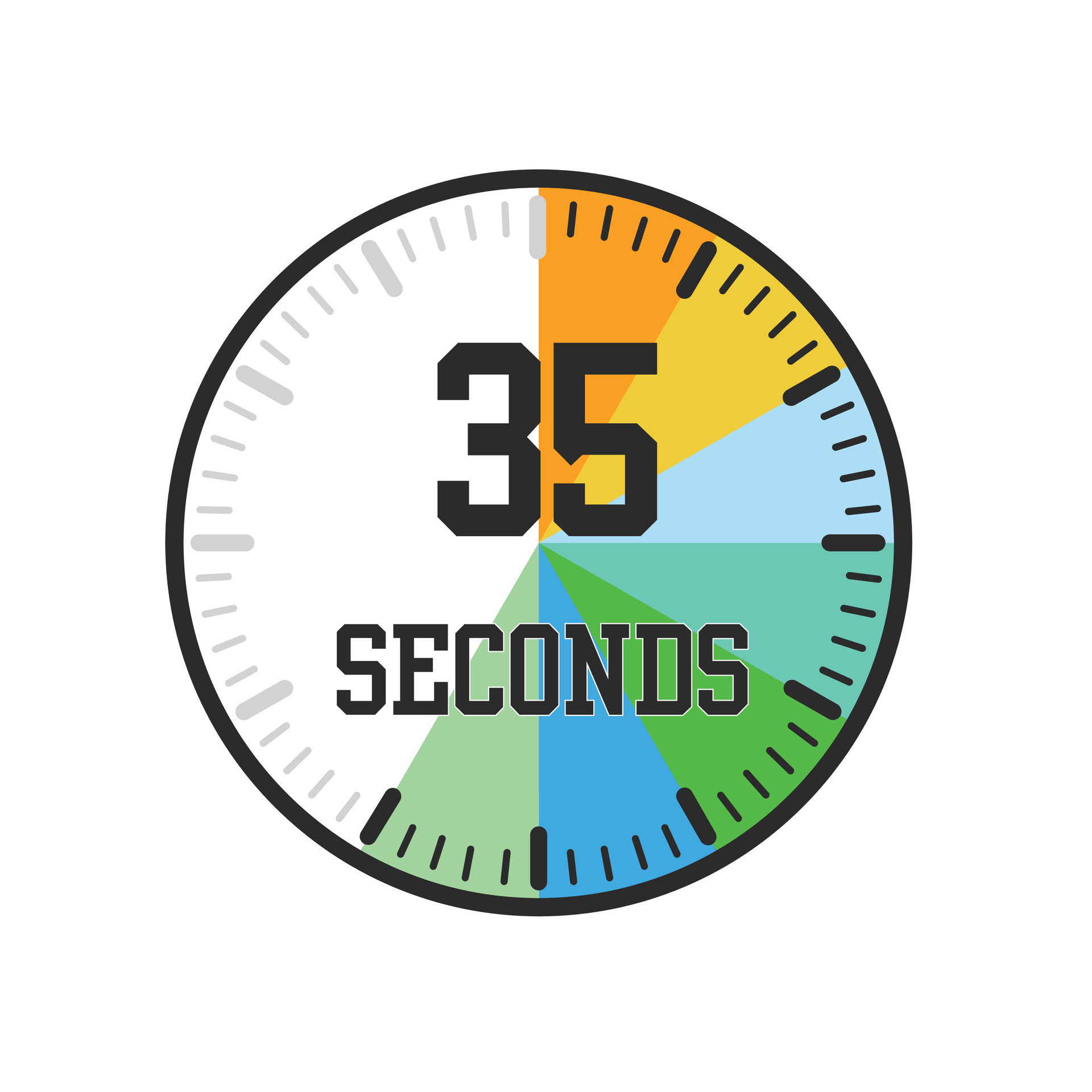 35 Seconds Timer Clock Icon Design 26580724 Vector Art At Vecteezy