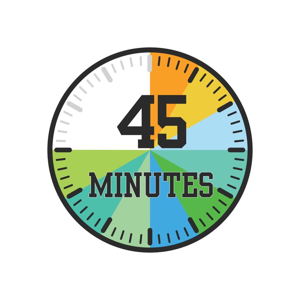 45 minutes, timer, clock icon design 26580734 Vector Art at Vecteezy 45 minutes, timer, clock icon design 26580734 Vector Art at Vecteezy