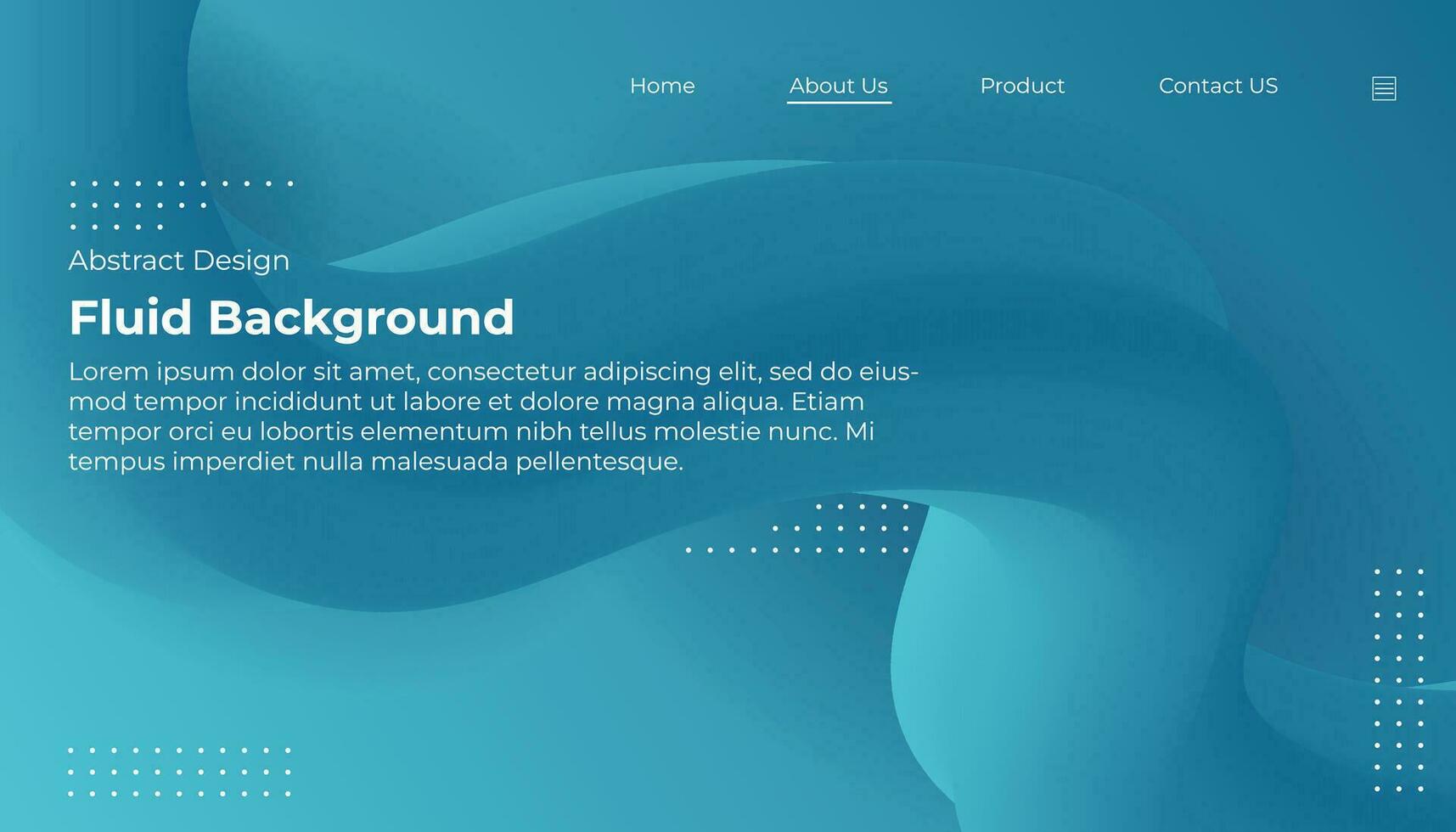 Blue Abstract fluid wave. Modern poster with gradient 3d flow shape. Innovation background ...