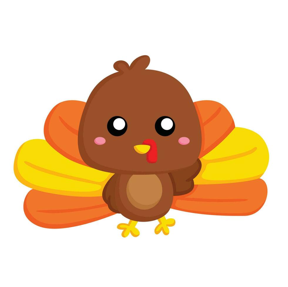 Cute Thanksgiving Turkey Clip Art