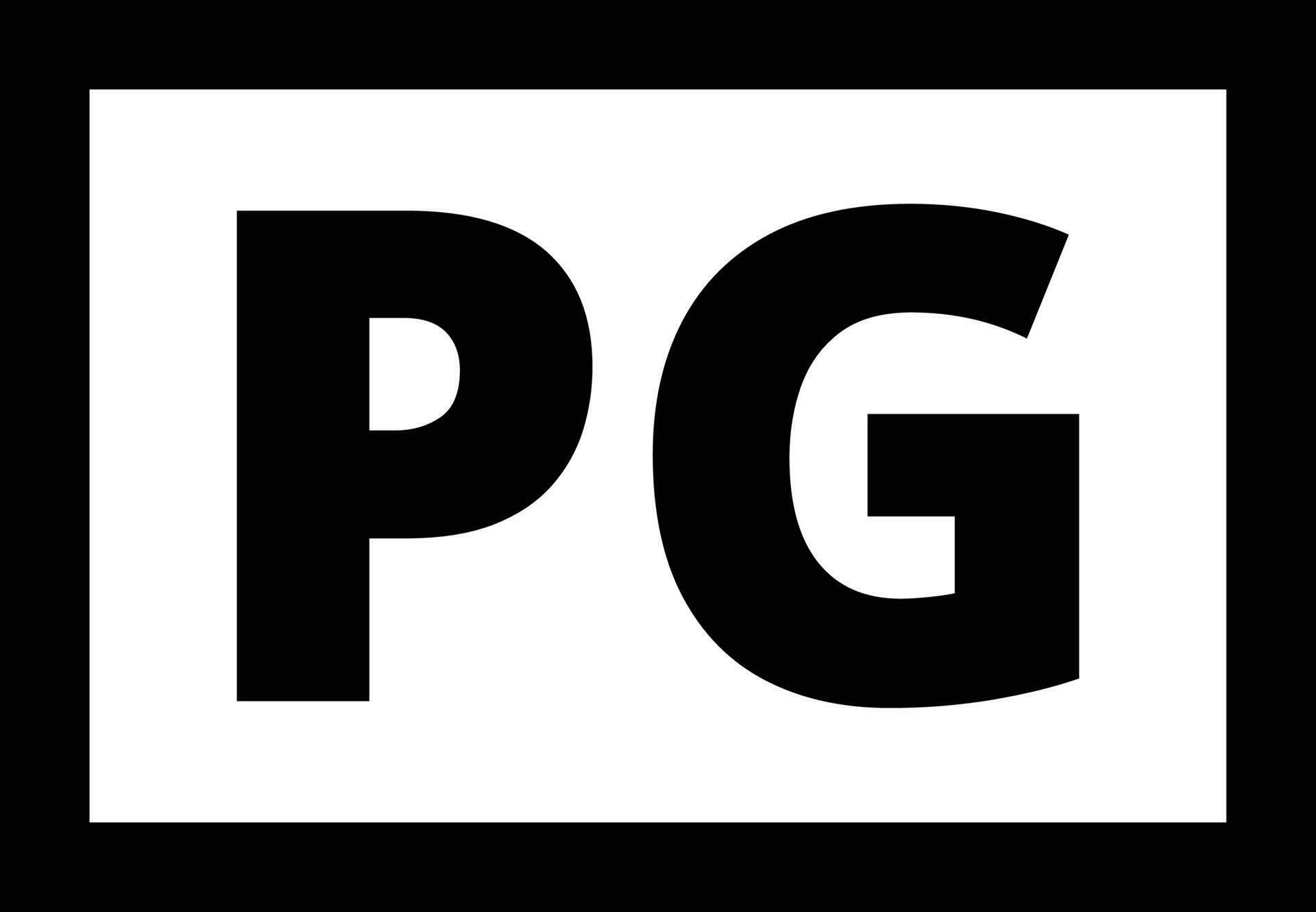 PG movie rating sign 26584474 Vector Art at Vecteezy
