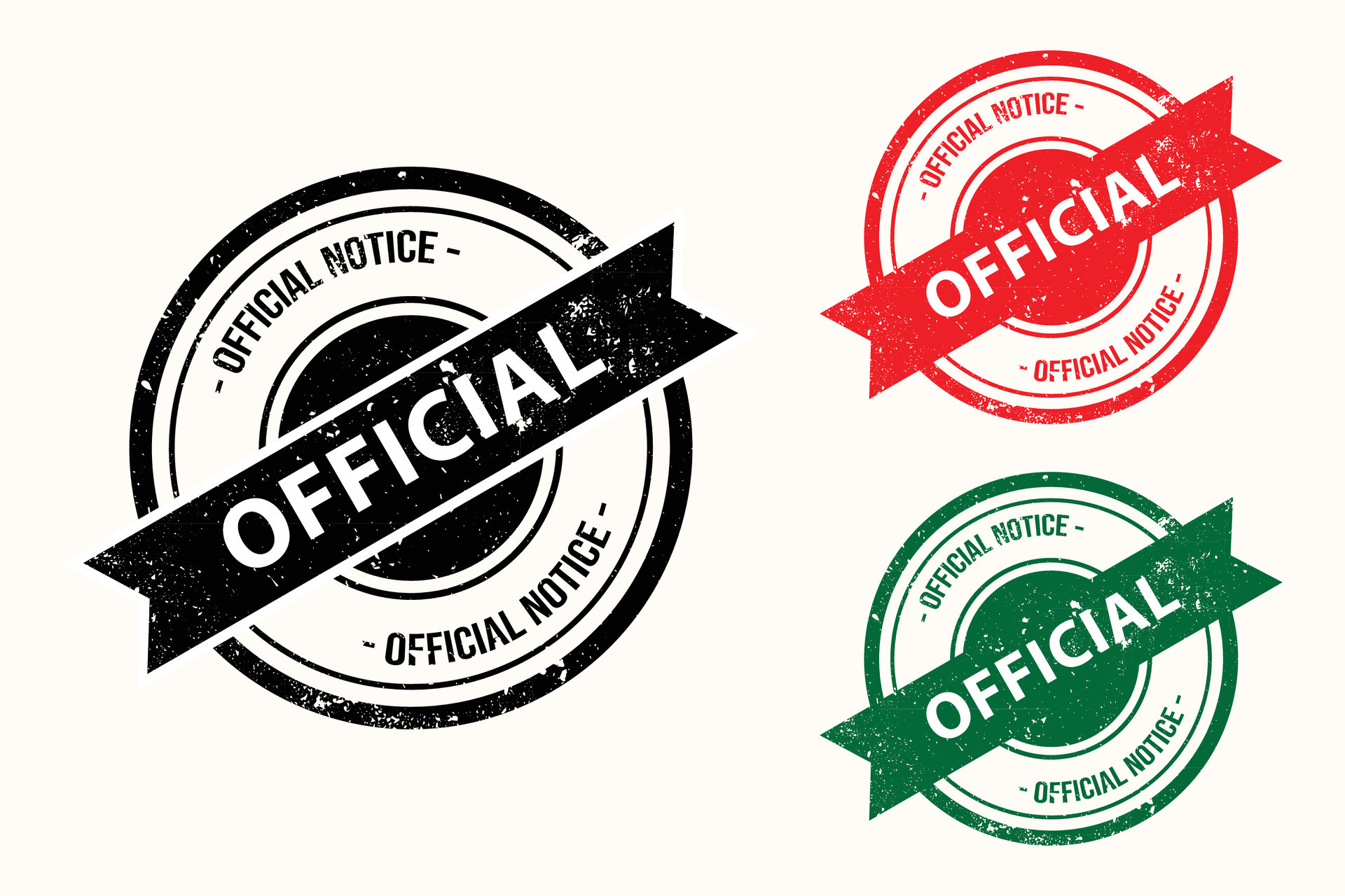 Rubber Stamps Seal in Grunge Effects Premium Vector 26585140 Vector Art ...