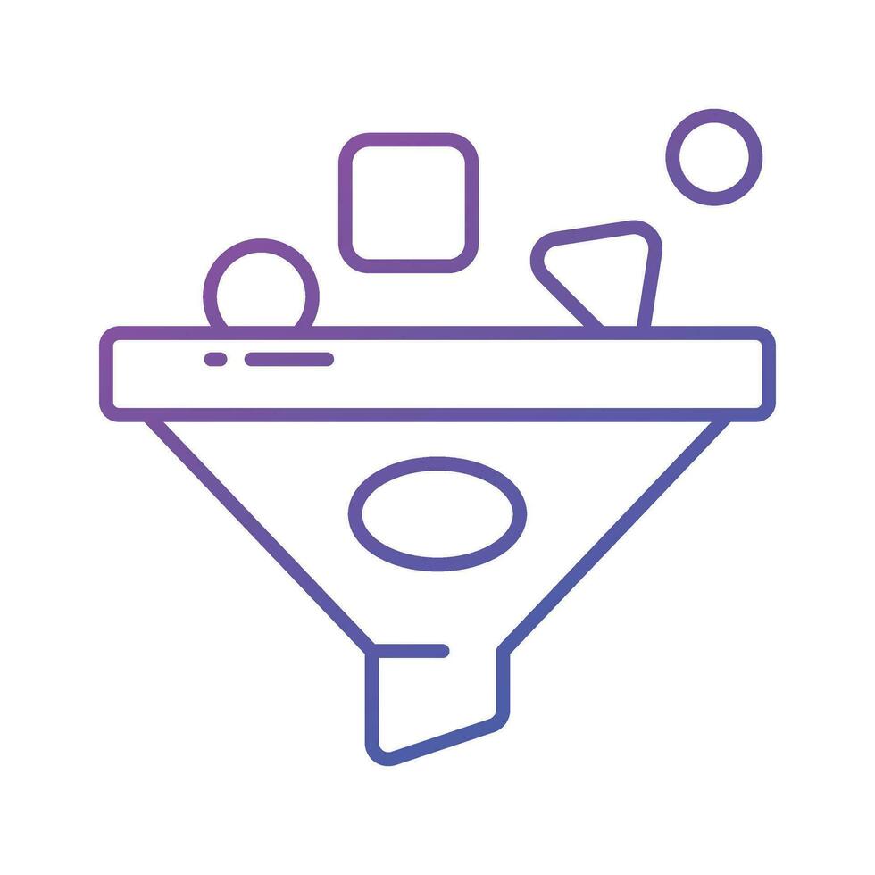 Data filtering vector design in trendy style, concept icon of data ... Data filtering vector design in trendy style, concept icon of data ...