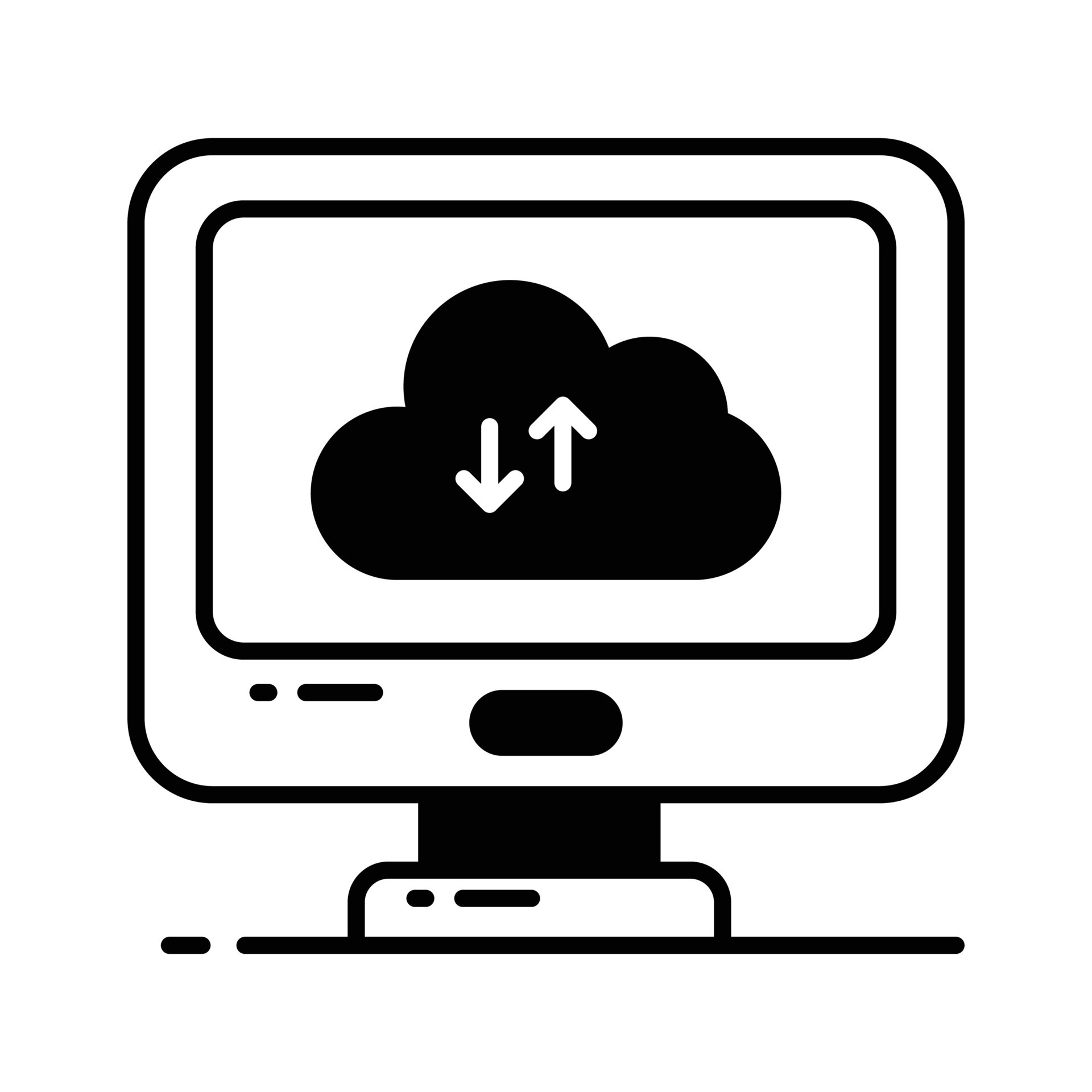 Two Arrows Pointing Opposite Direction Indicating The Synchronization Or Transfer Of Data