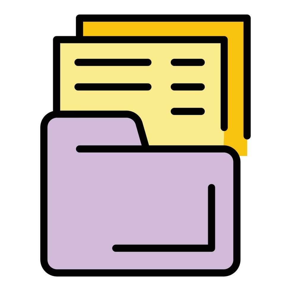 File folder icon vector flat 26589499 Vector Art at Vecteezy