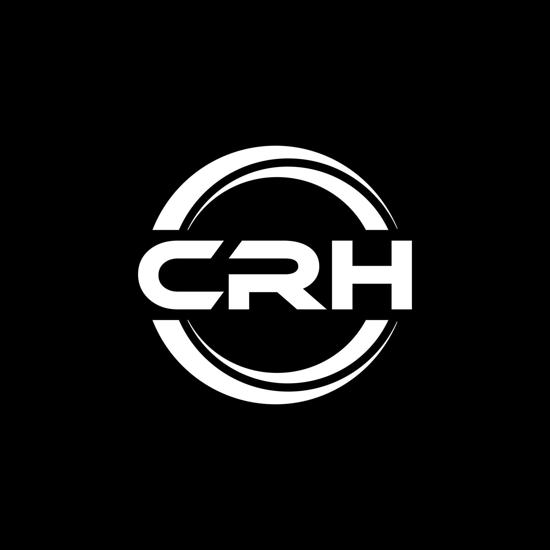 crh logo diseño, inspiración para un único identidad. moderno elegancia y creativo diseño ...
