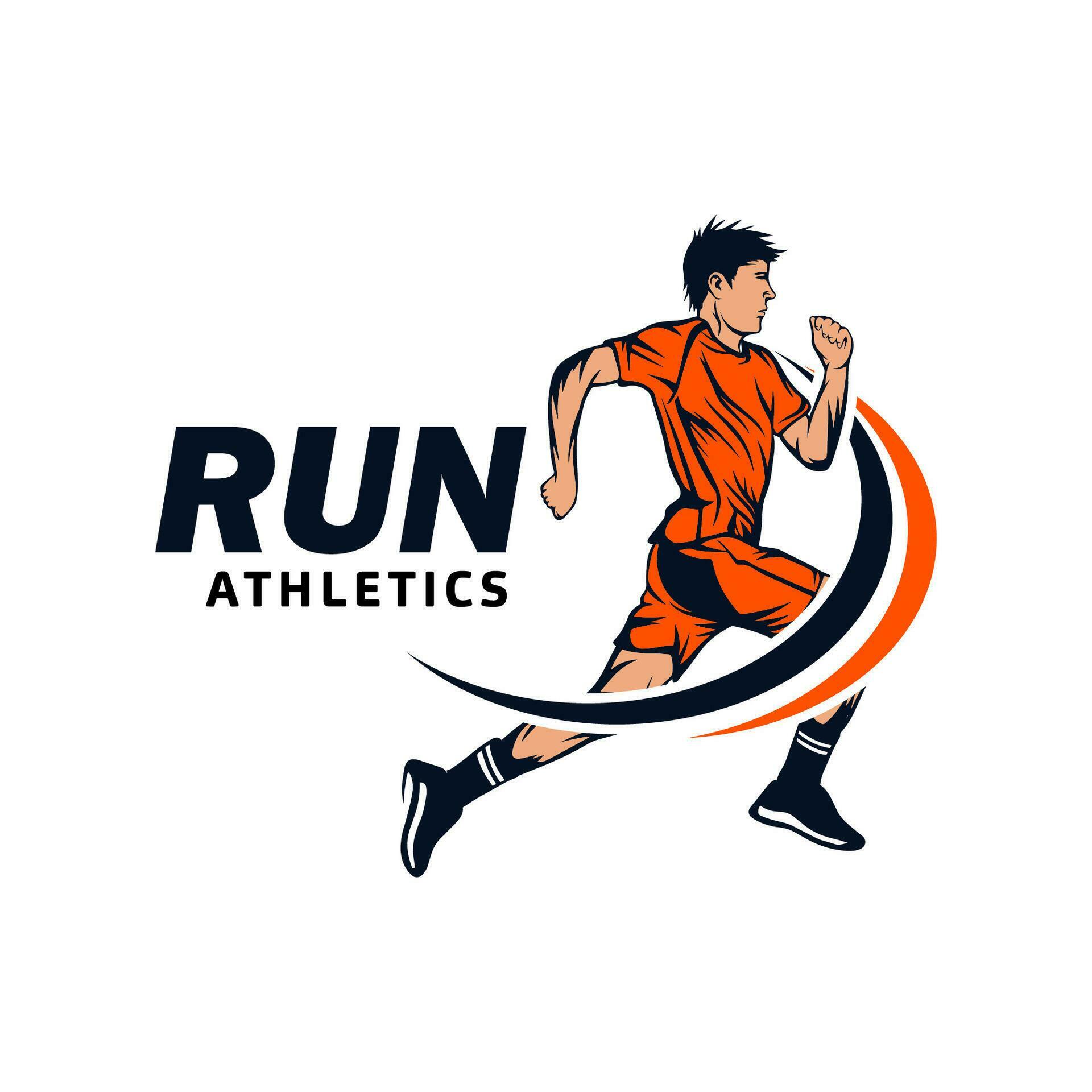 Running Man Logo Vector Illustration 26602823 Vector Art at Vecteezy