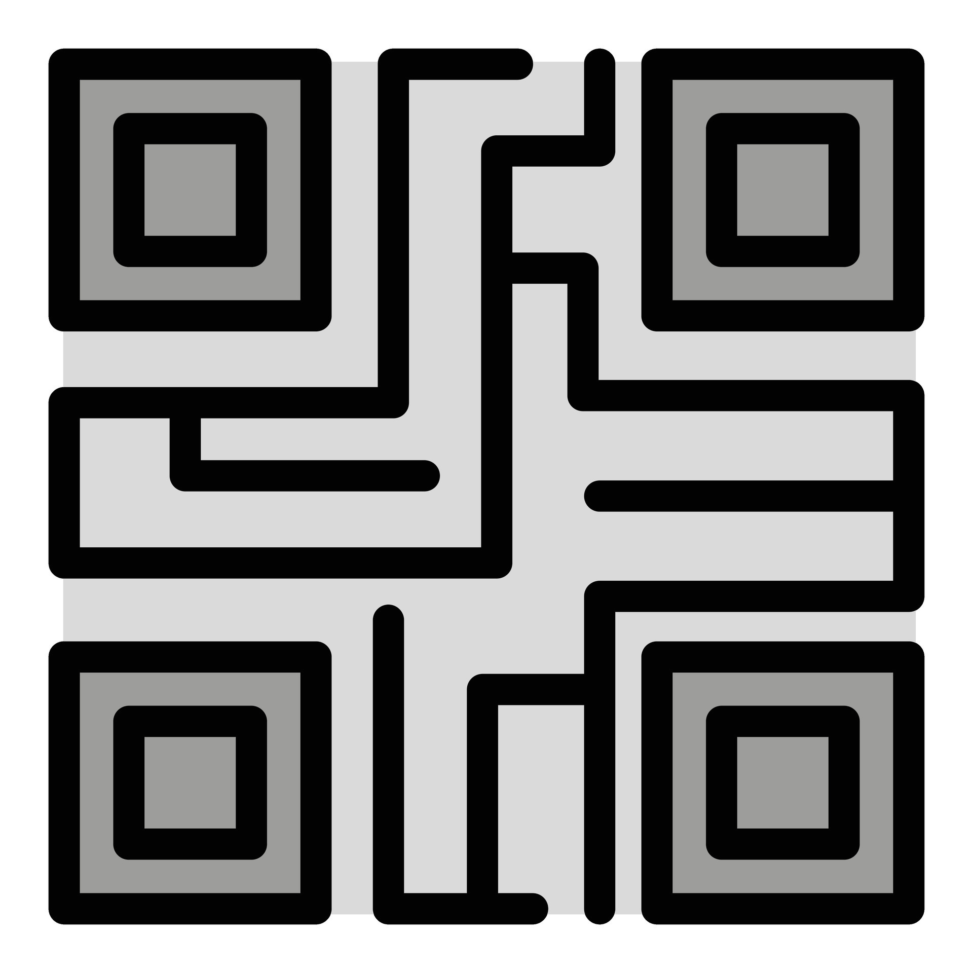 Matrix barcode icon vector flat 26603011 Vector Art at Vecteezy
