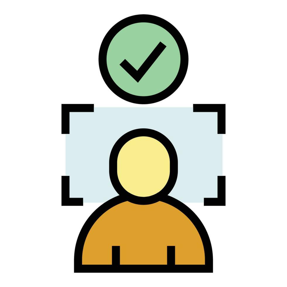 Face Detection Icon Vector Flat 26604666 Vector Art At Vecteezy