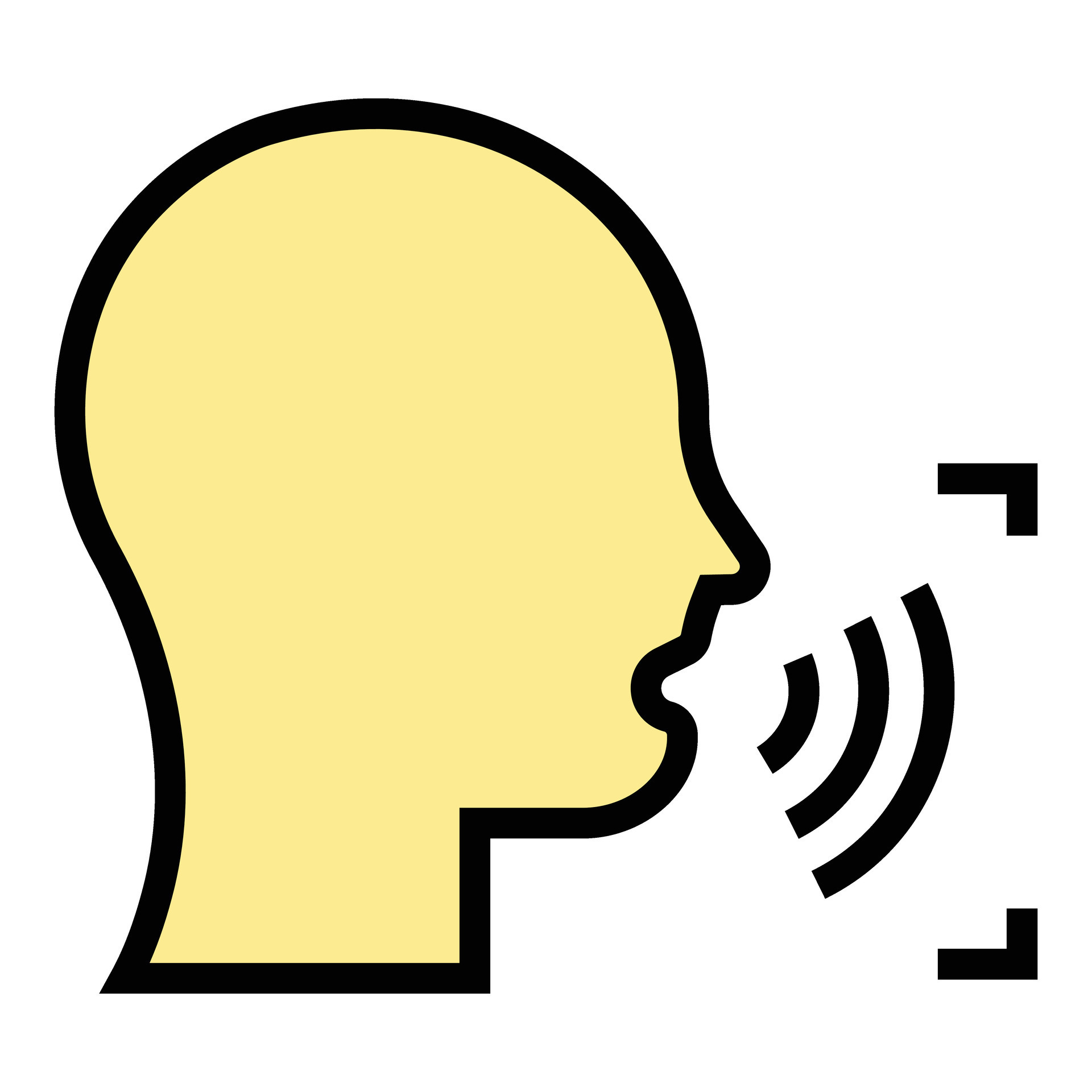 Speech scanning icon vector flat 26607041 Vector Art at Vecteezy