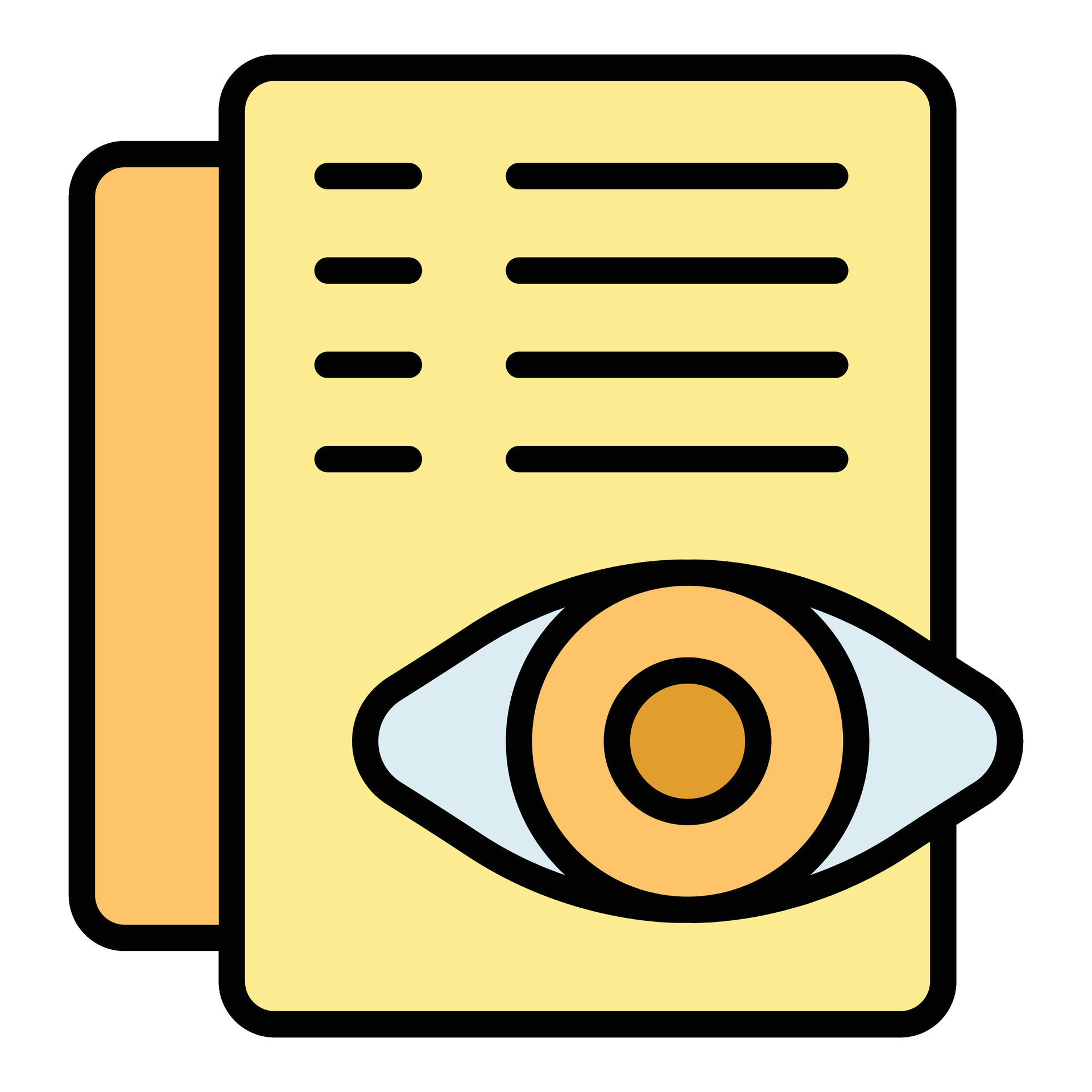 Visual perception paper icon vector flat 26607113 Vector Art at Vecteezy