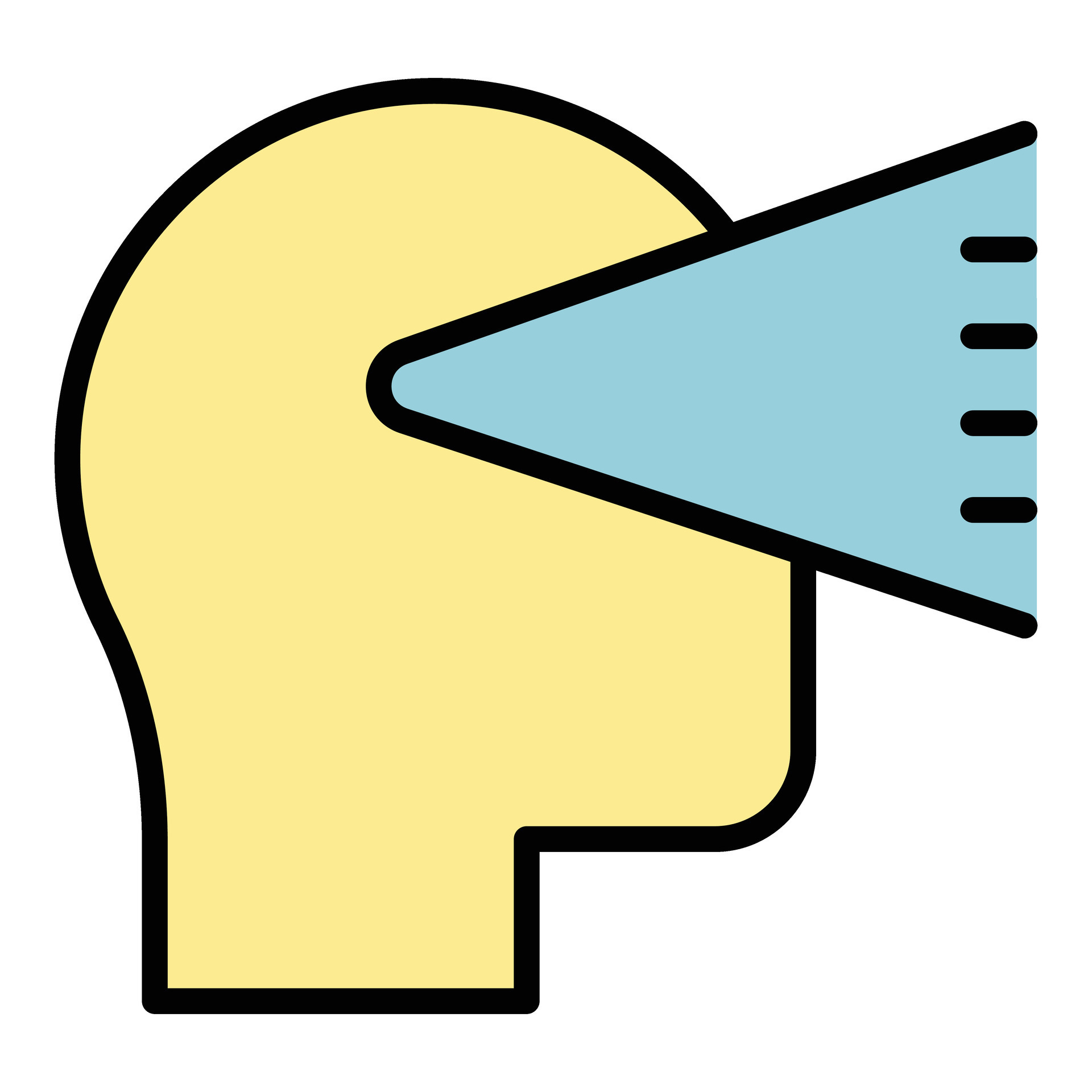 Visual perception icon vector flat 26607190 Vector Art at Vecteezy