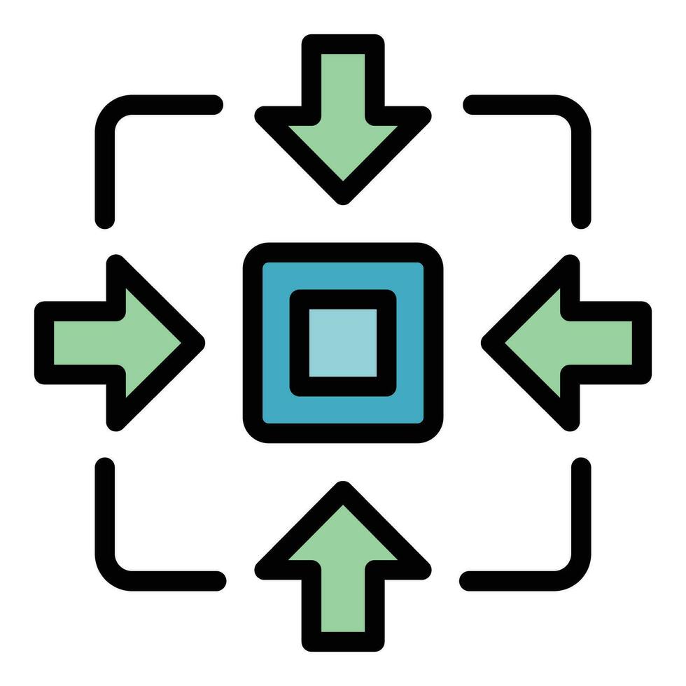 Task concentration icon vector flat 26607217 Vector Art at Vecteezy