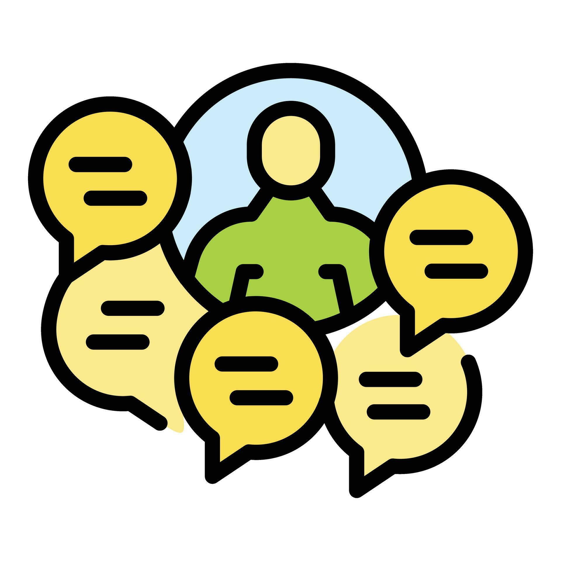 Customer chat icon vector flat 26607224 Vector Art at Vecteezy