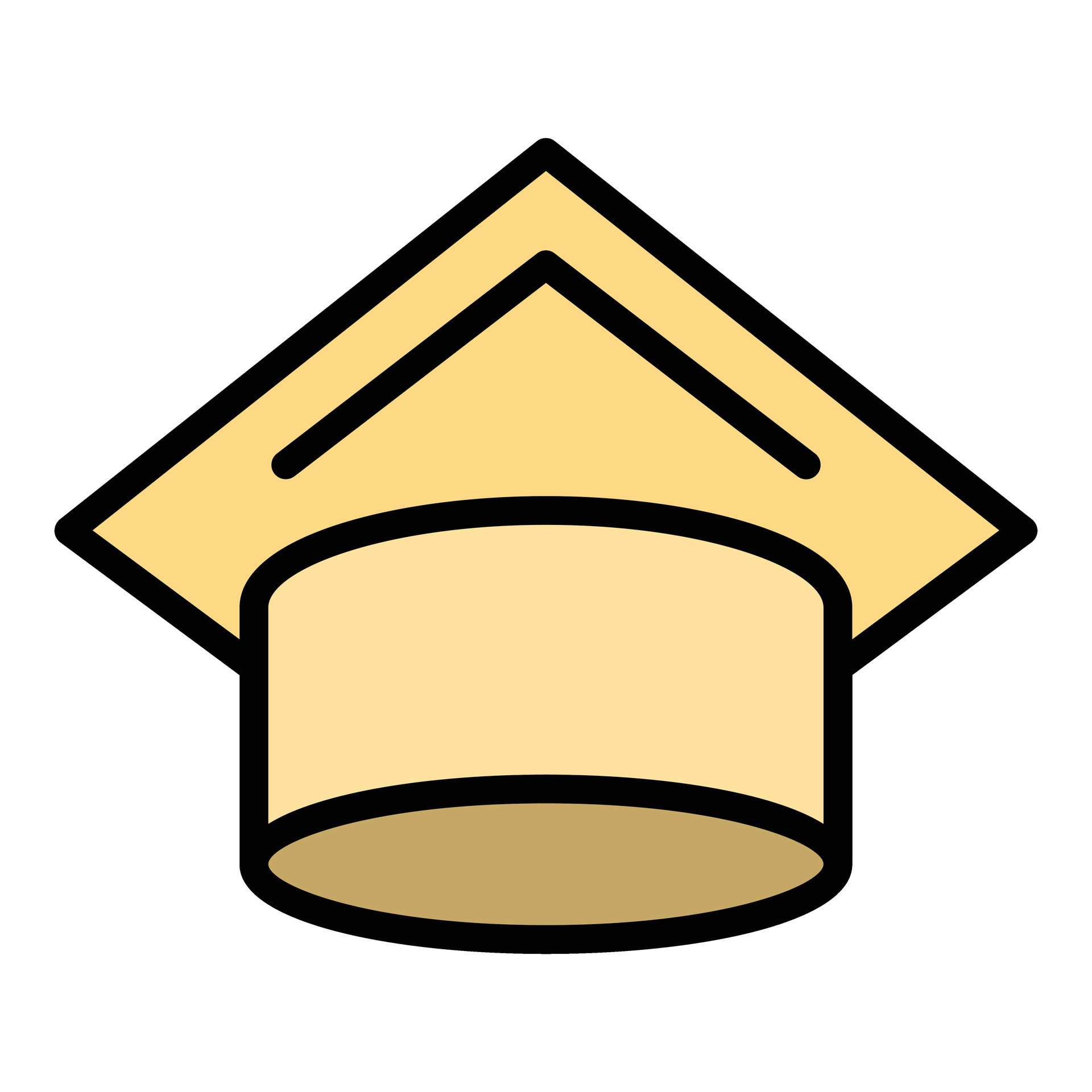 Educational cap icon vector flat 26607238 Vector Art at Vecteezy