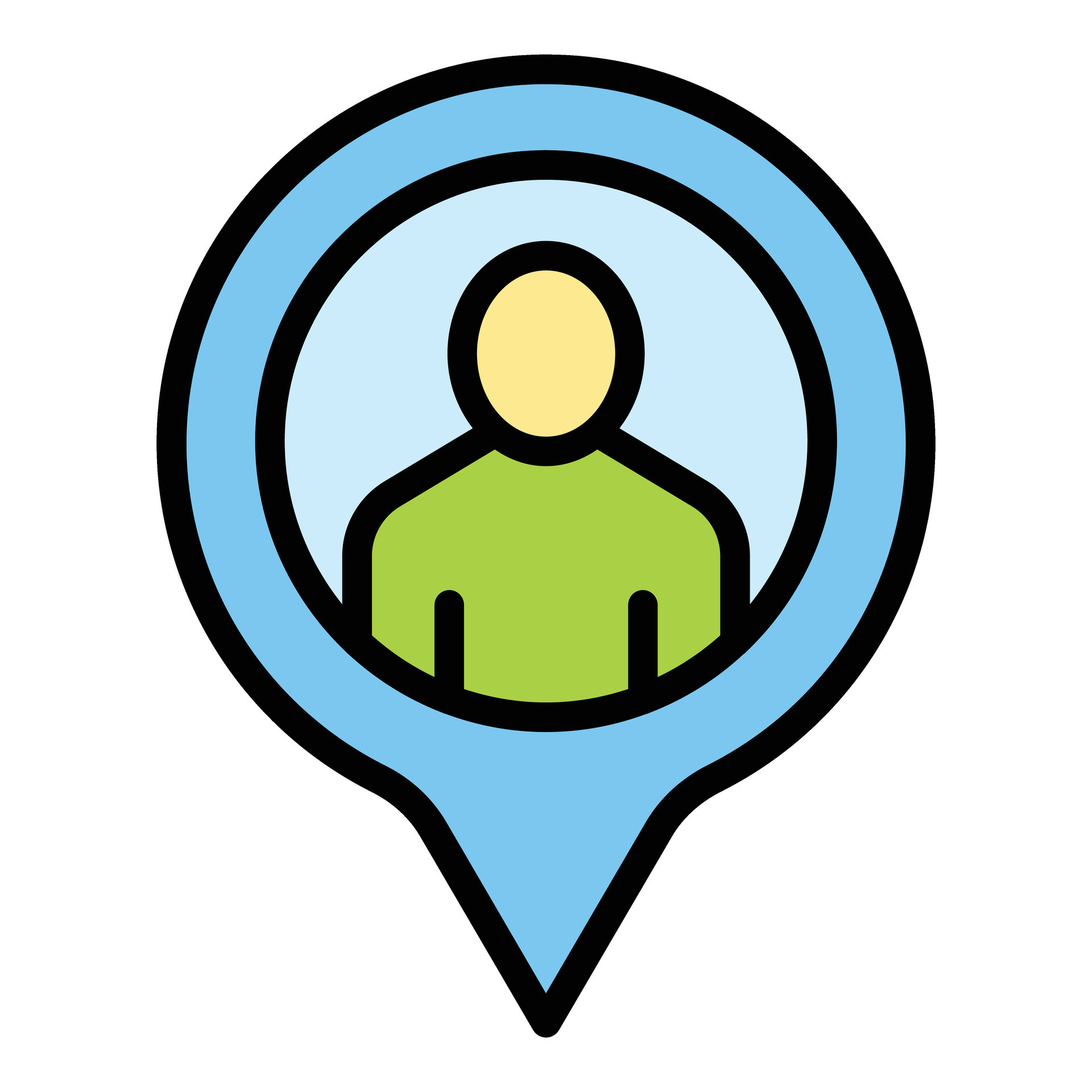 Client location icon vector flat 26607261 Vector Art at Vecteezy