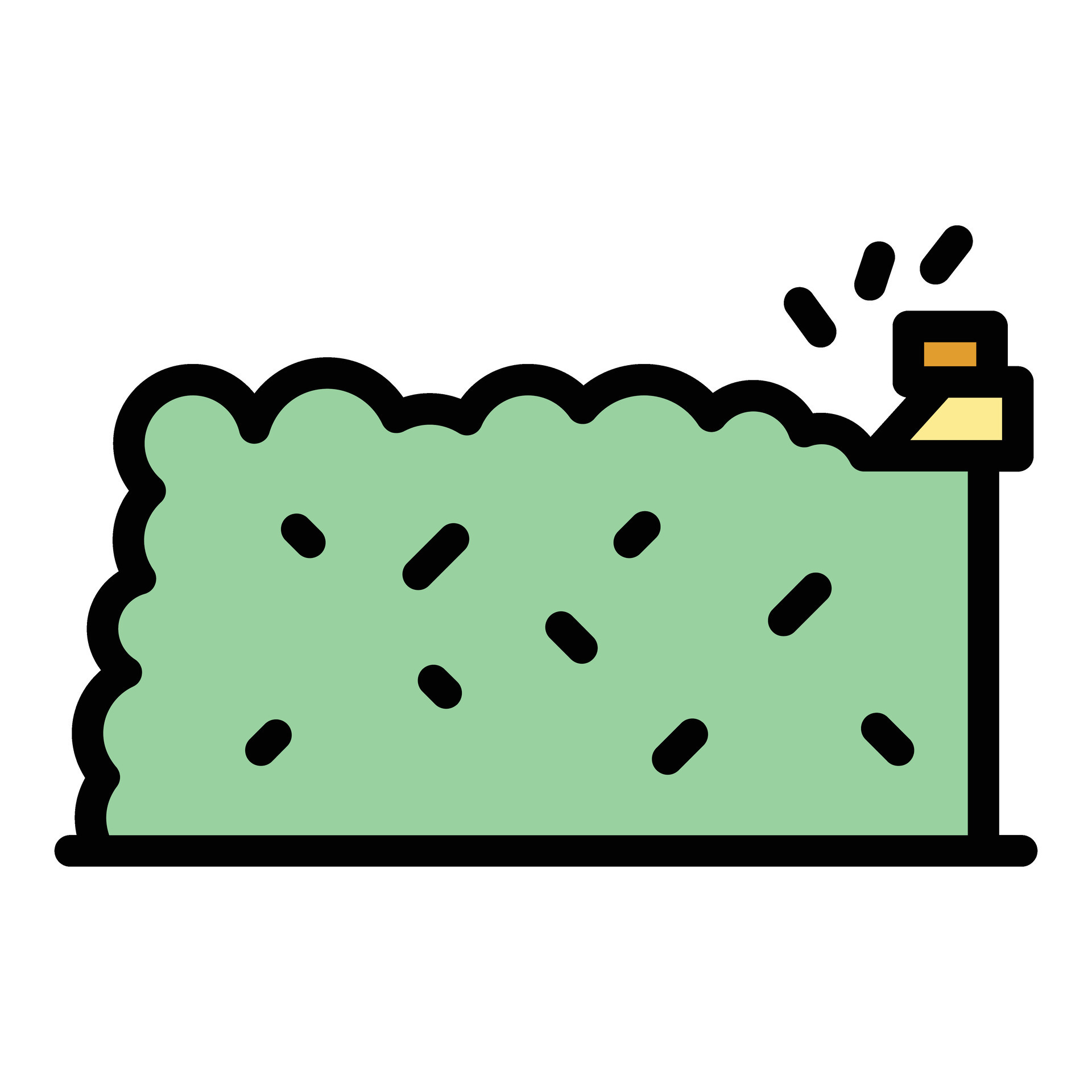 Pruning hedge icon vector flat 26607532 Vector Art at Vecteezy